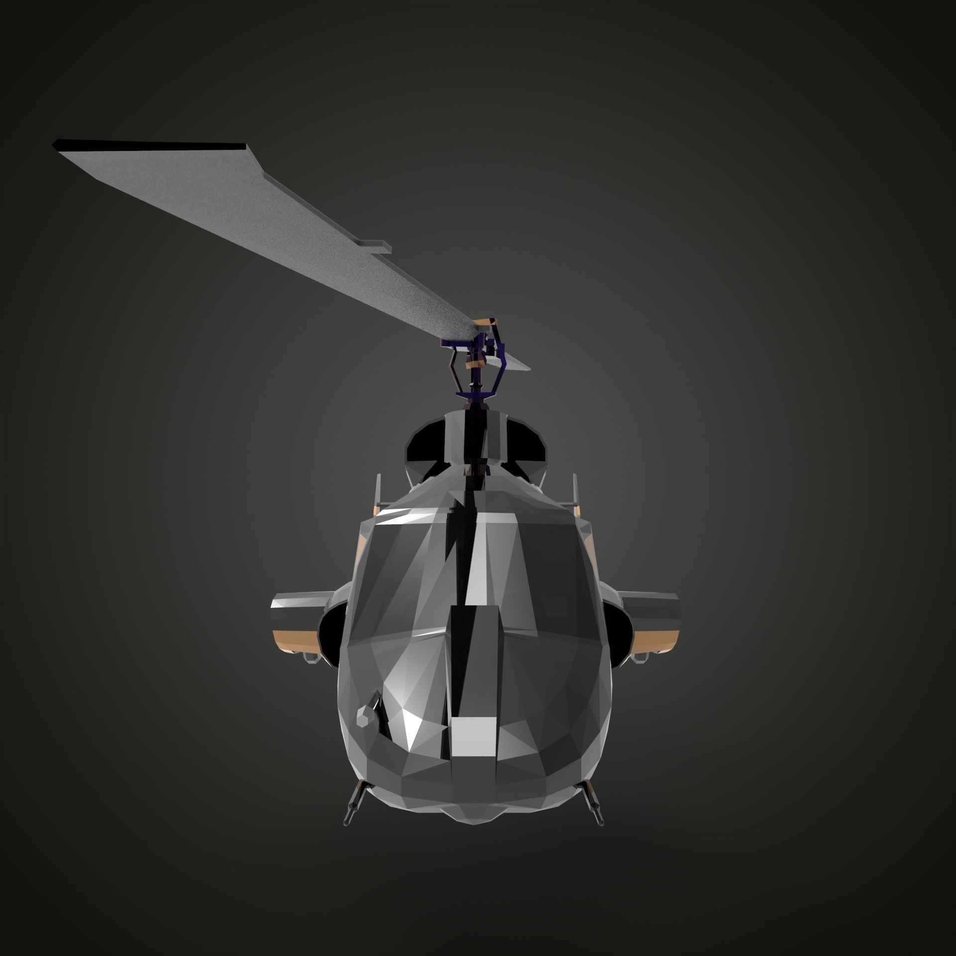 Bell 222 3D model | CGTrader