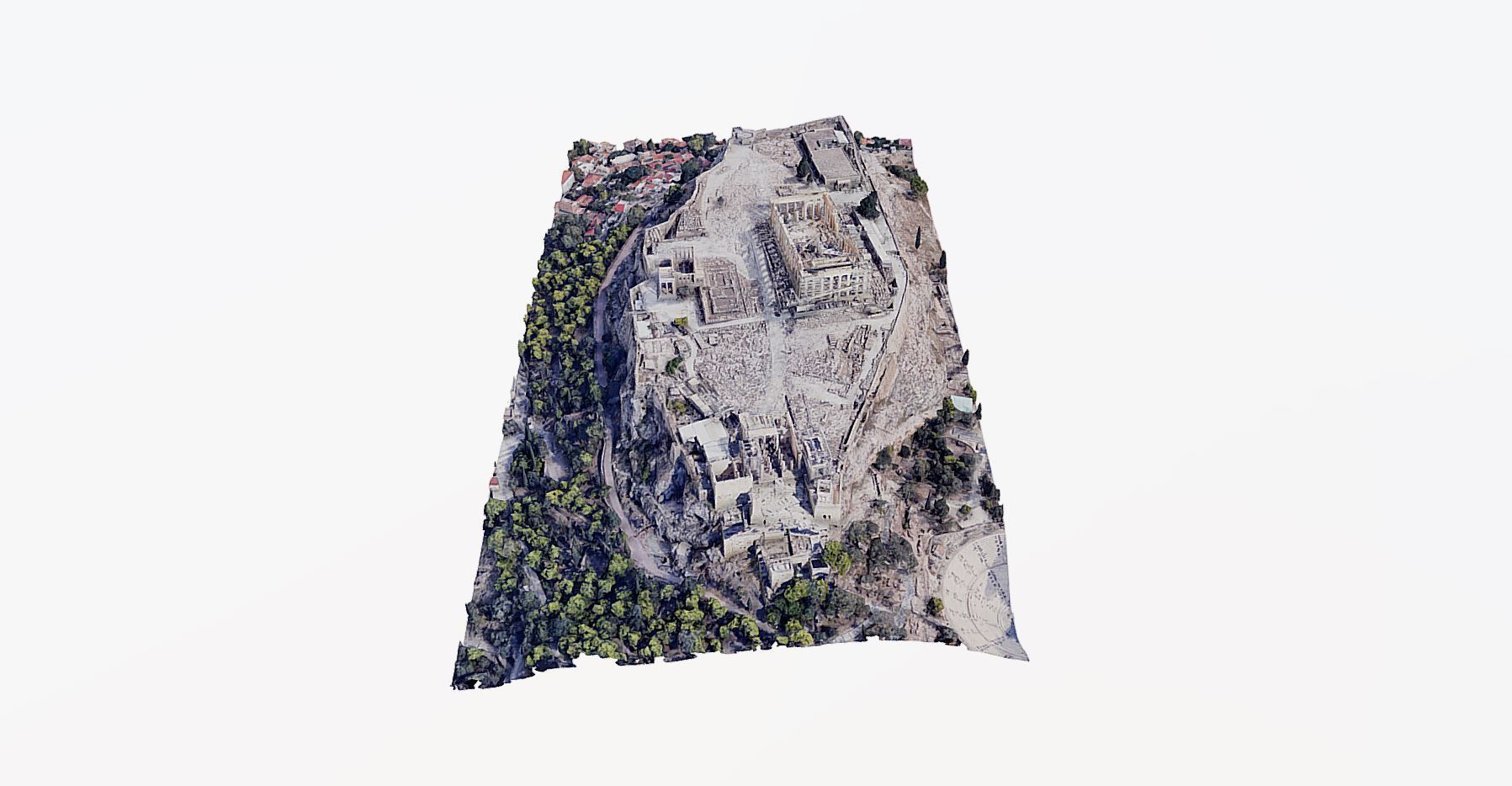 3D model Acropolis of Athens - Parthenon VR / AR / low-poly | CGTrader