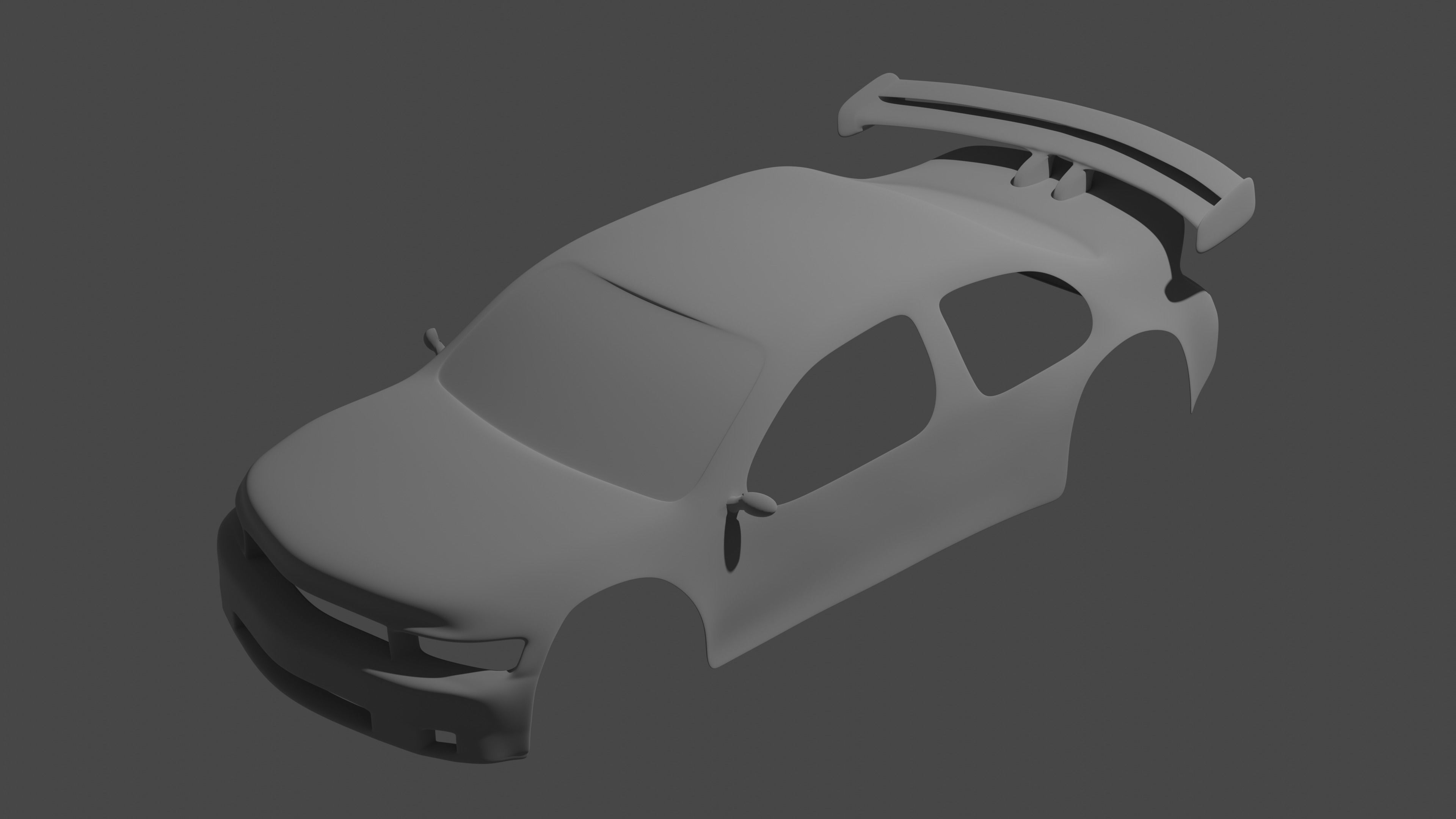 high poly car body 3D model | CGTrader