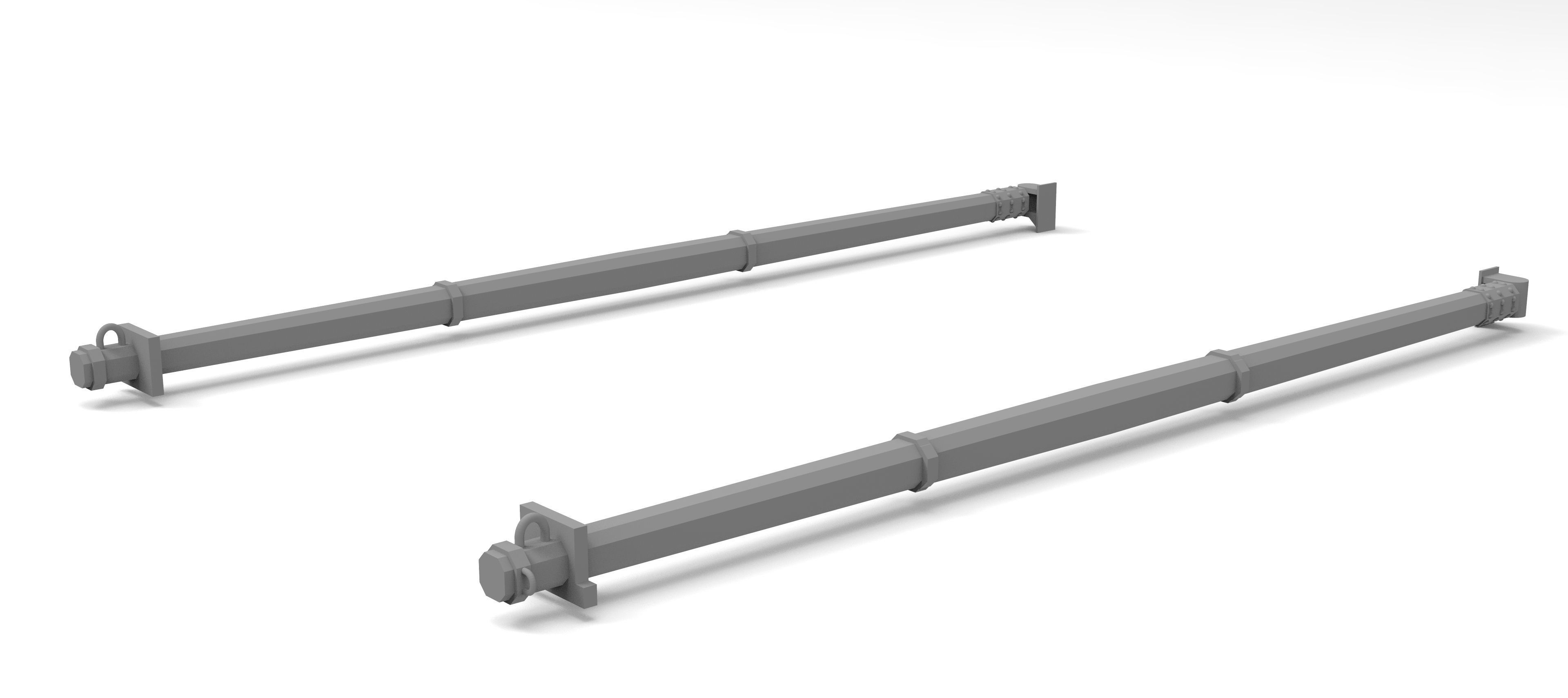 outrigger scale1111-200 3D model 3D printable | CGTrader