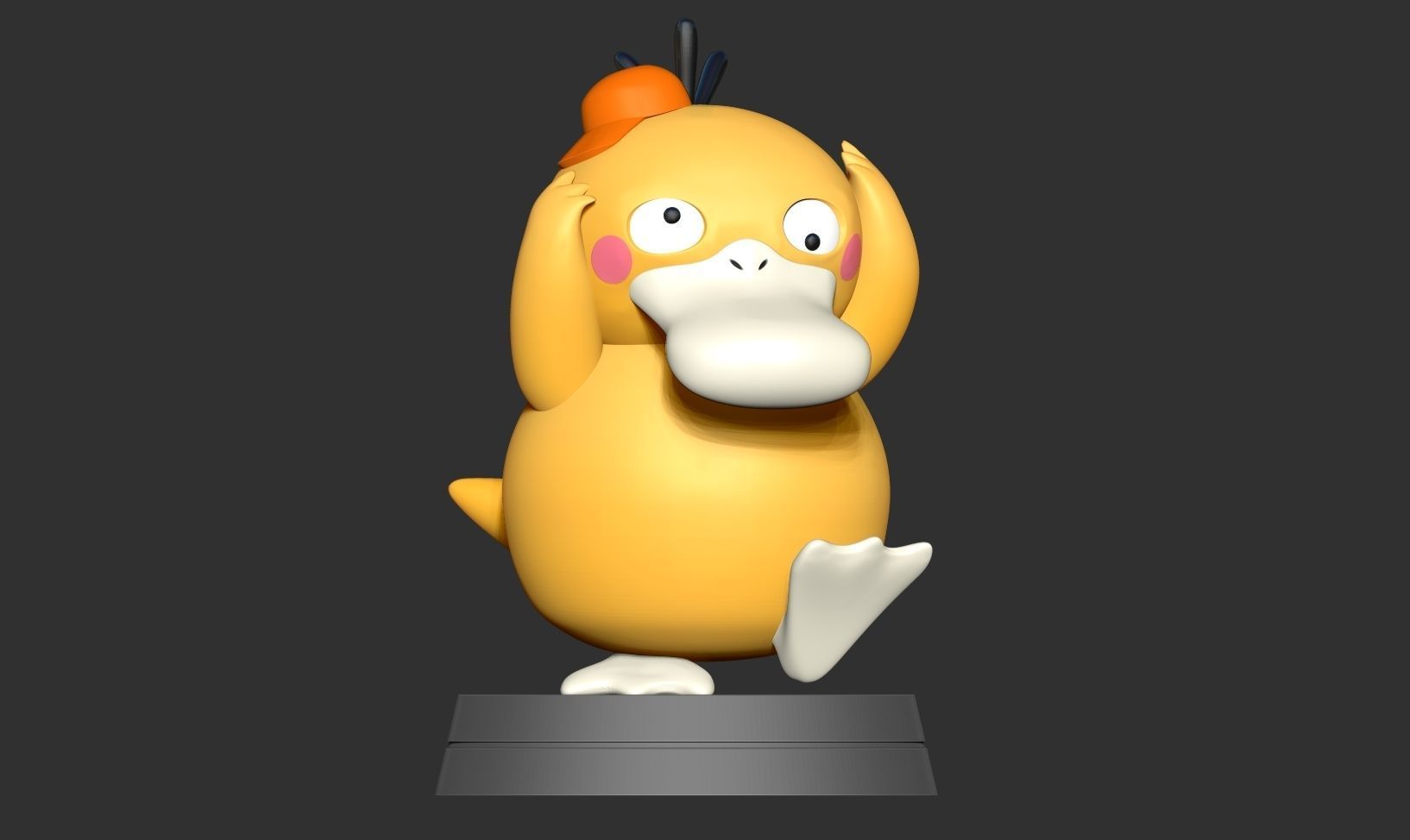 Psyduck - Pokemon Fanart 3D model 3D printable | CGTrader