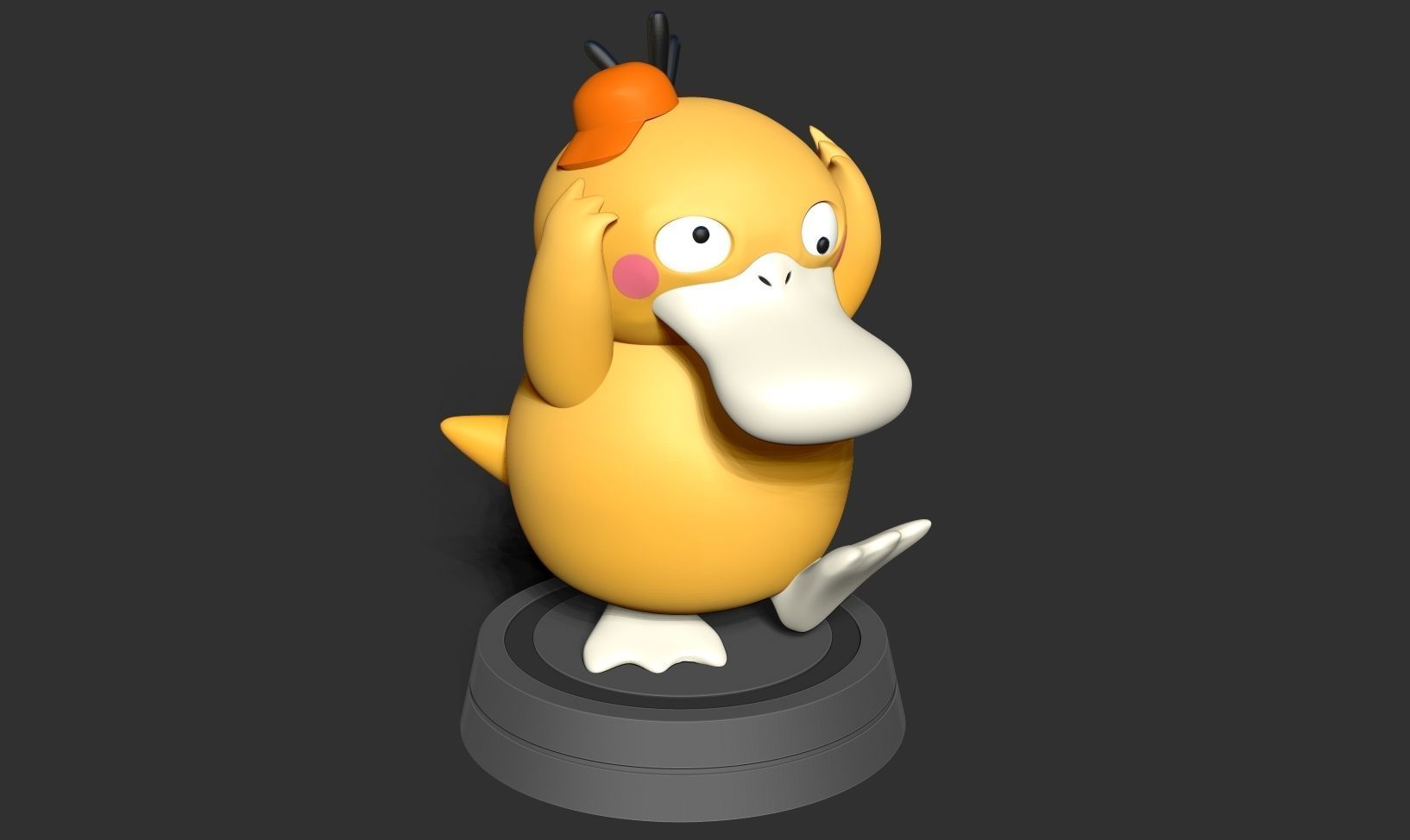 Psyduck - Pokemon Fanart 3D model 3D printable | CGTrader