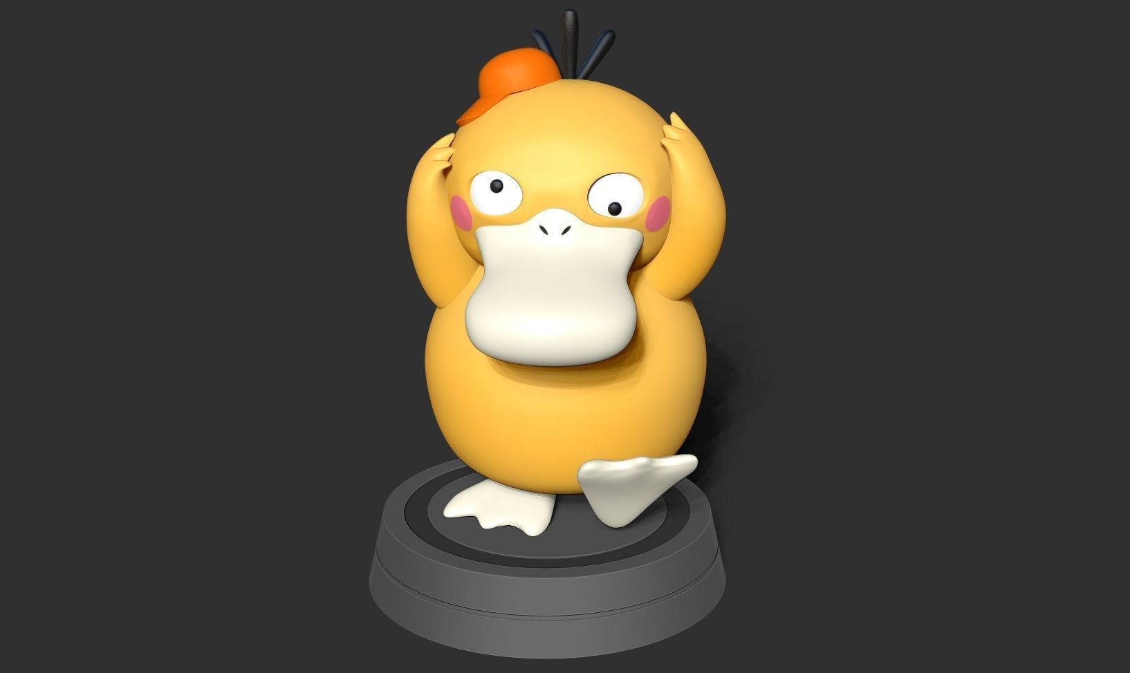 Psyduck - Pokemon Fanart 3D model 3D printable | CGTrader