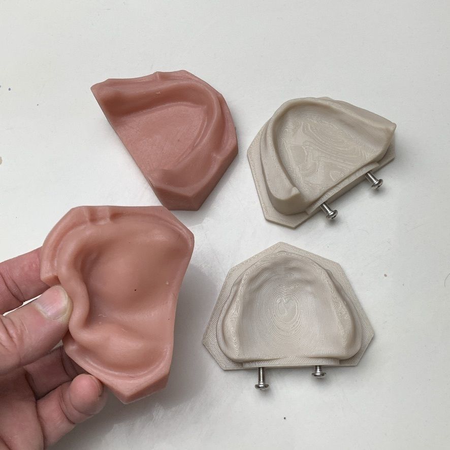 Silicon gum mold data for edentulous models 3D model 3D printable ...