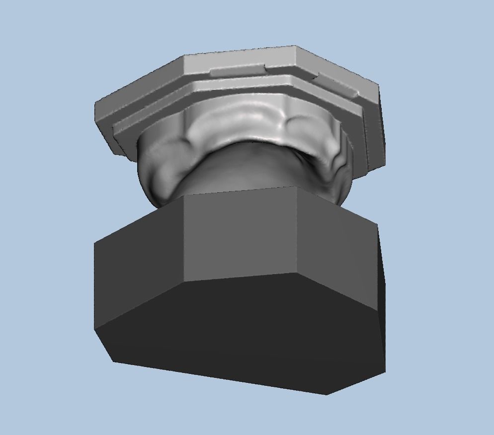Silicon gum mold data for edentulous models 3D model 3D printable ...