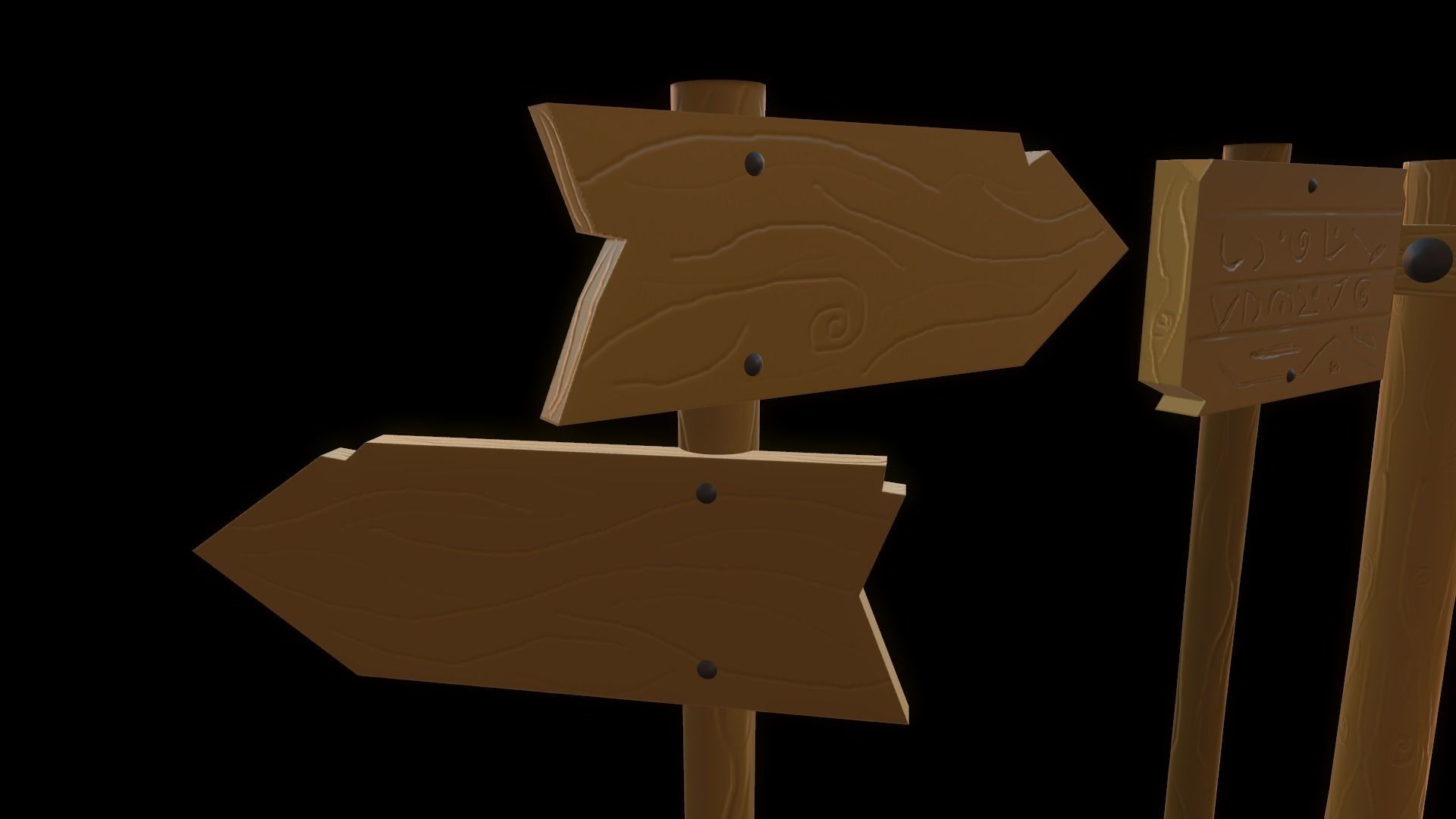 Road signs Board and Lamp free VR / AR / low-poly 3D model | CGTrader