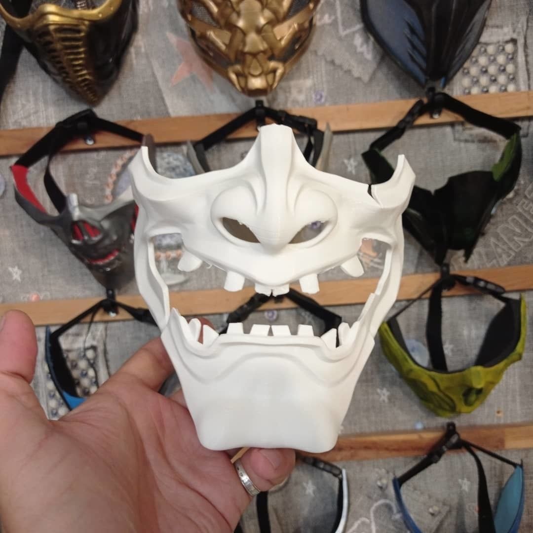 Skeletal Vengeance mask from Ghost of Tsushima 3D model 3D printable ...