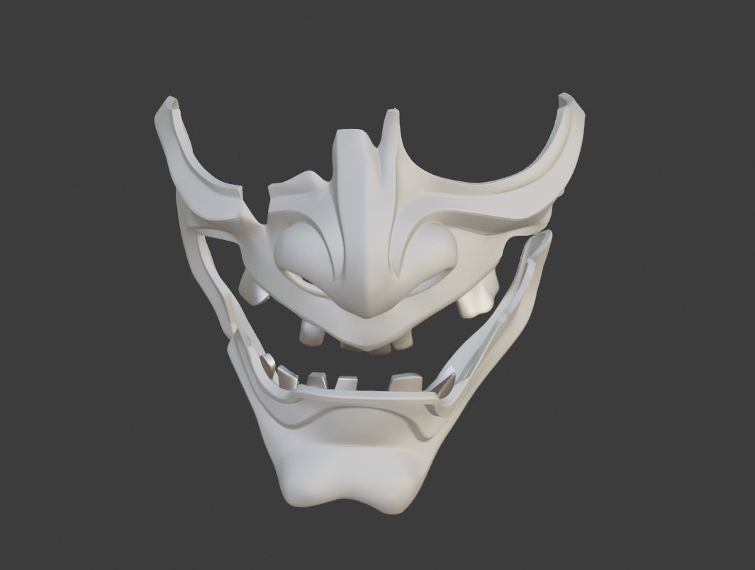 Skeletal Vengeance mask from Ghost of Tsushima 3D model 3D printable ...