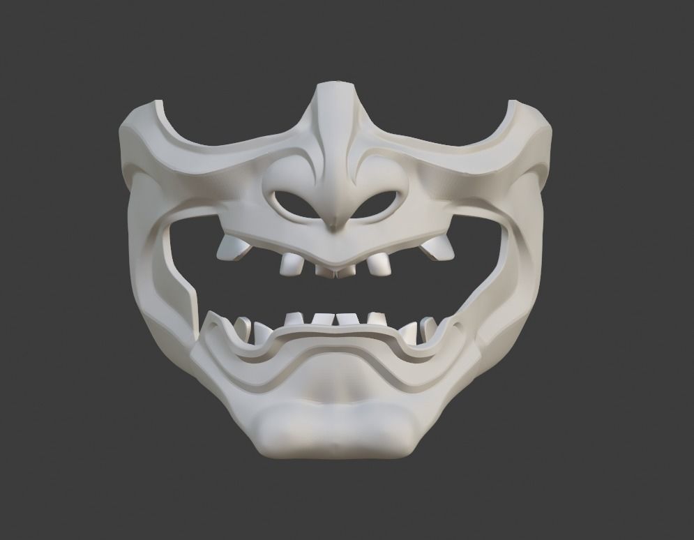 Skeletal Vengeance mask from Ghost of Tsushima 3D model 3D printable ...