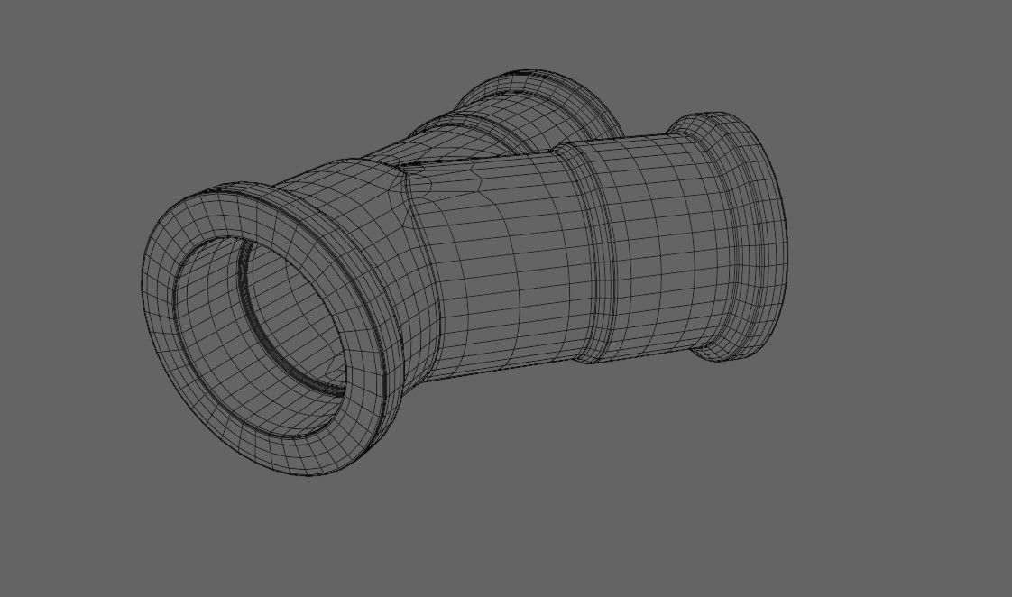 Pipe Y PVC - Water - Cano 3D model | CGTrader