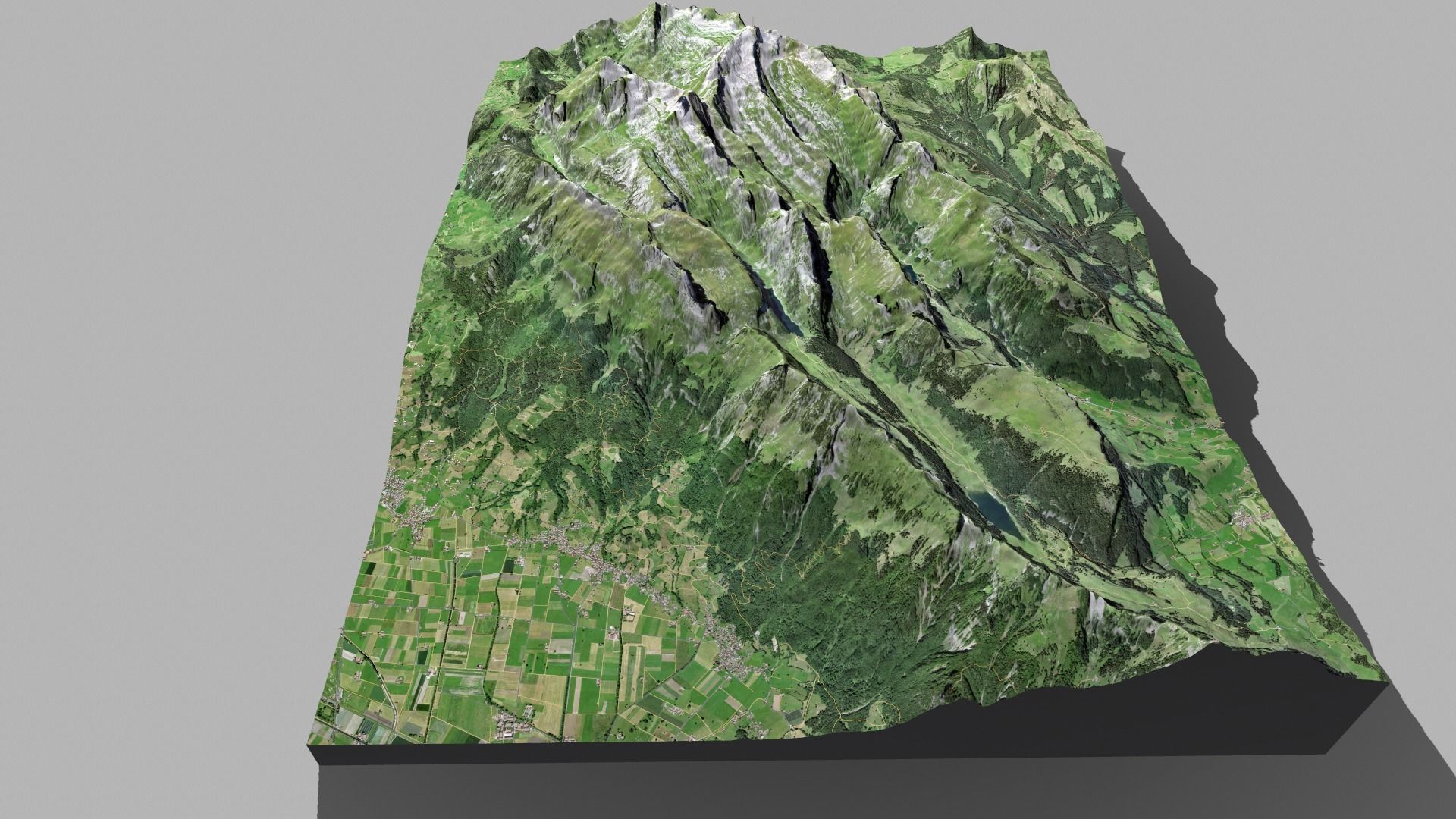 Mountain landscape The Appenzell Alps 3D model | CGTrader