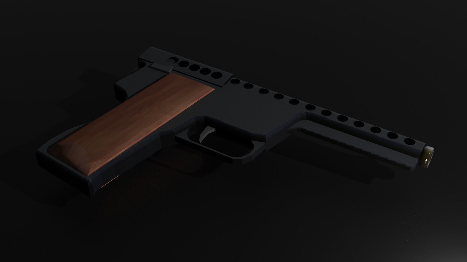 3D model Gyrojet pistol VR / AR / low-poly | CGTrader