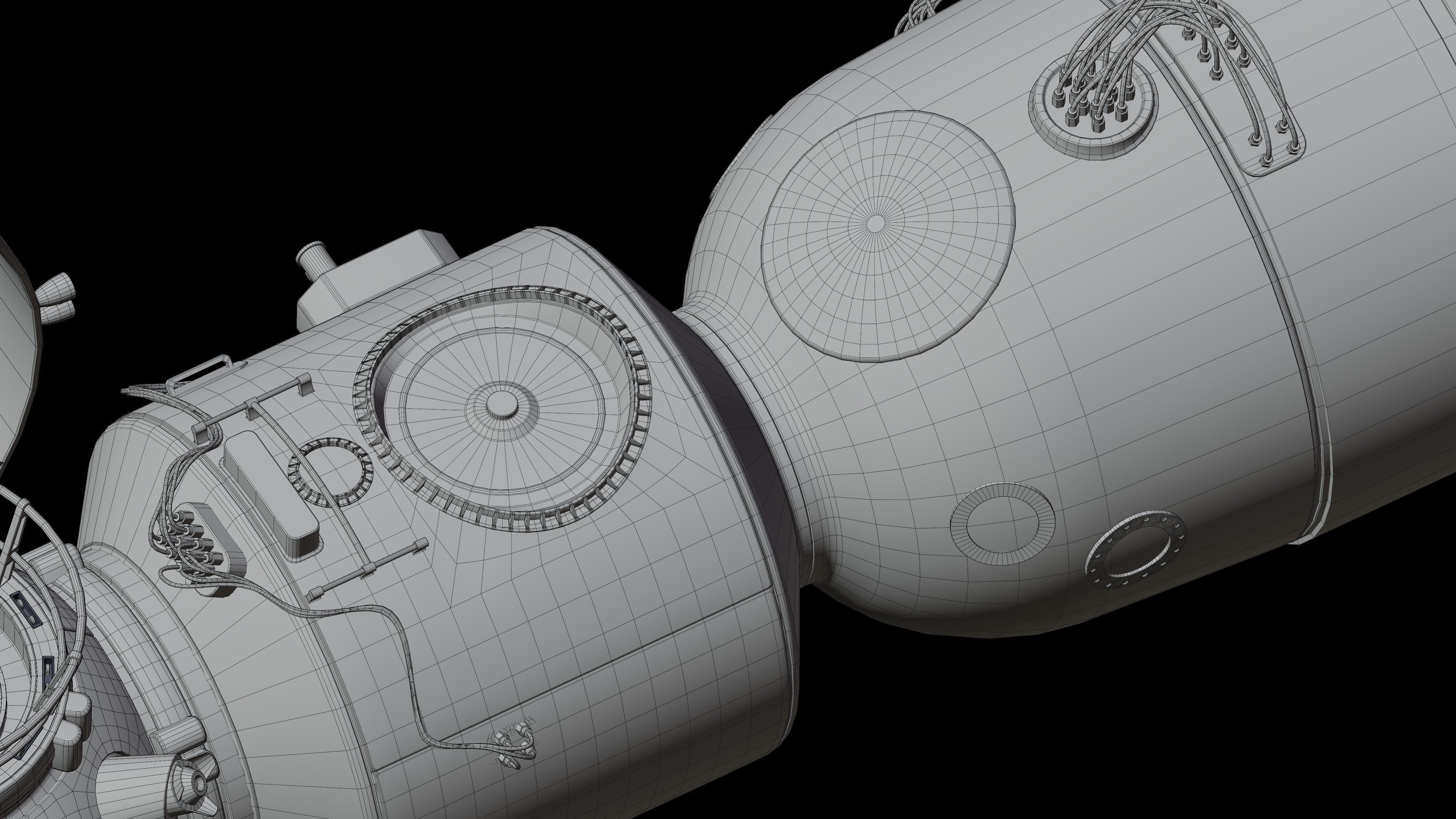 Tiangong Space Station 3D model | CGTrader