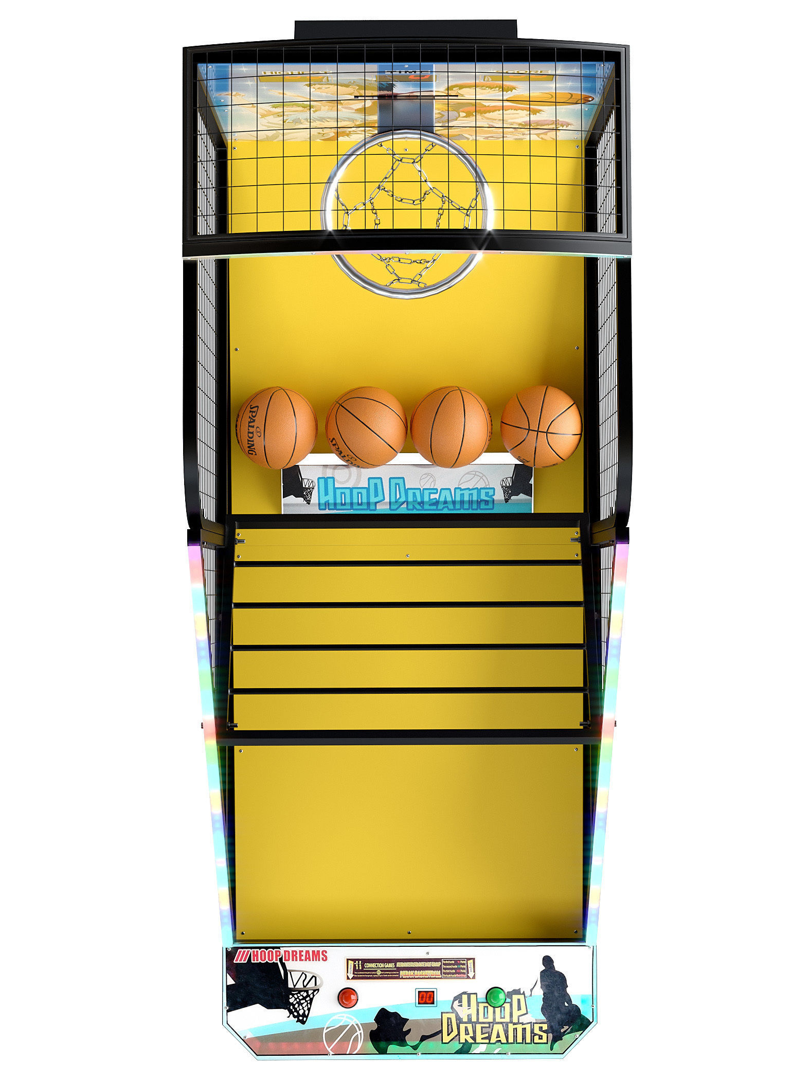 Hoop Dreams Basketball Game Machine 3D model | CGTrader