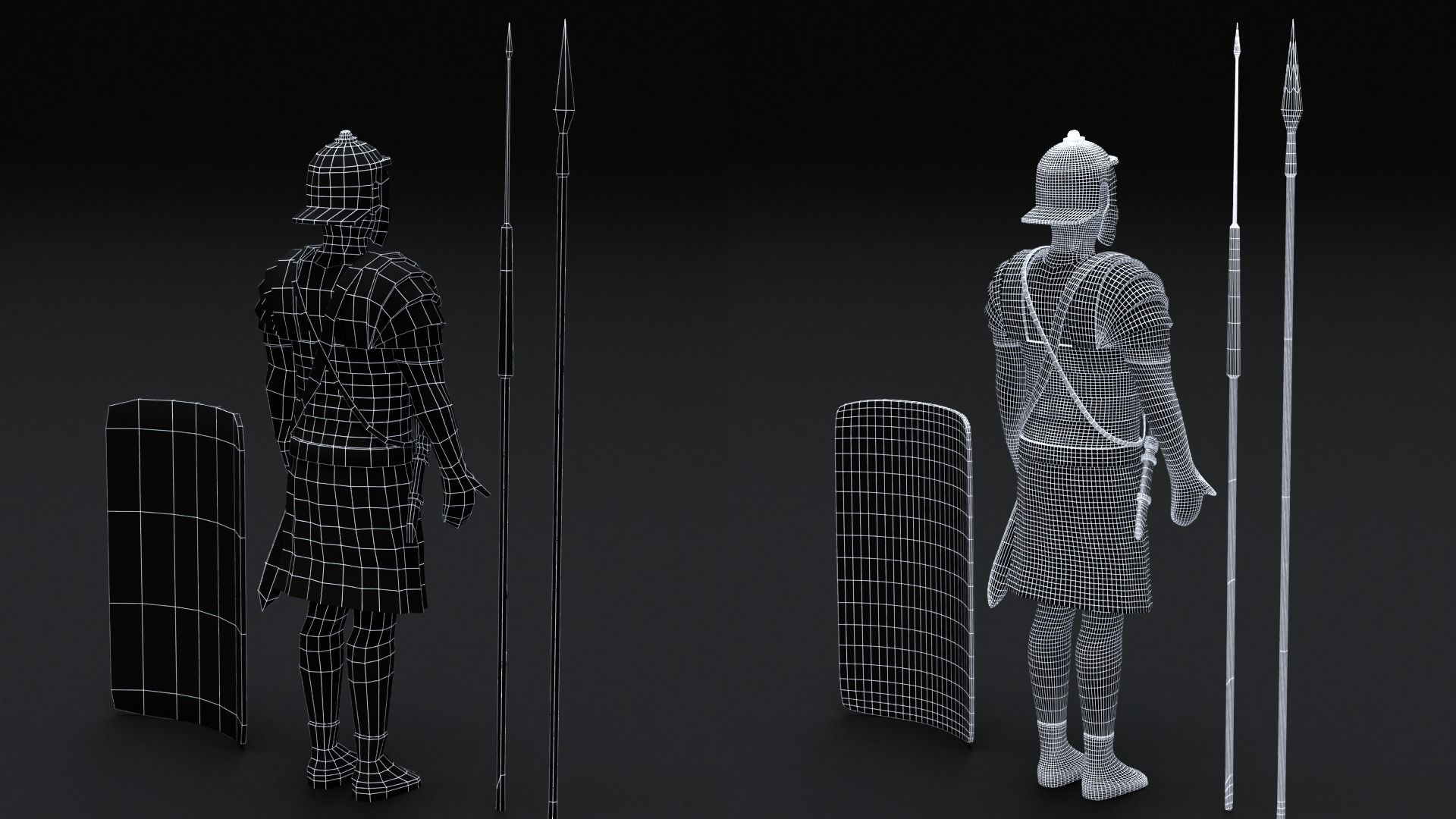 3D model Roman Soldier 2 VR / AR / low-poly | CGTrader