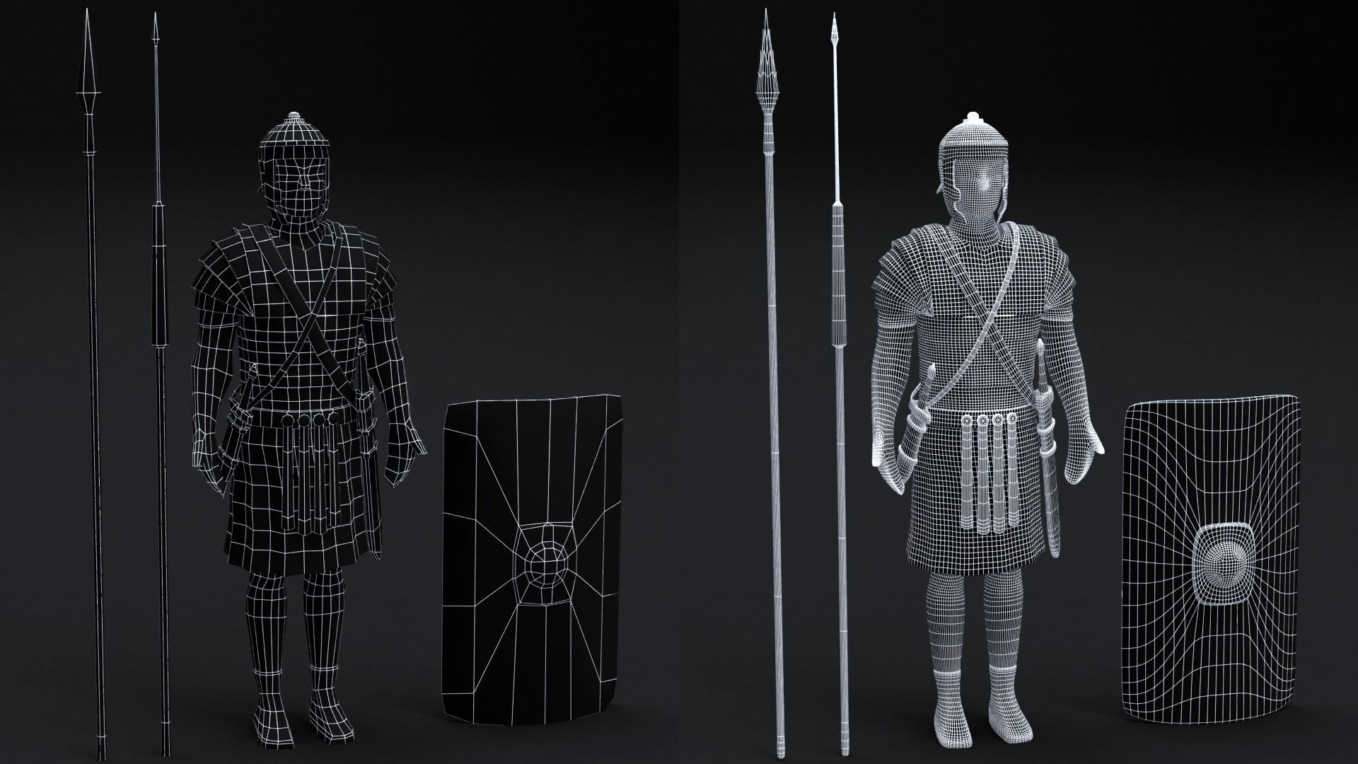 3D model Roman Soldier 2 VR / AR / low-poly | CGTrader