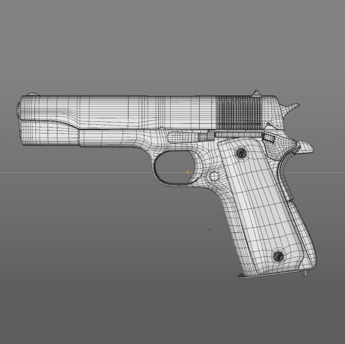 M1911 pistol 3D low poly model free VR / AR / low-poly 3D model | CGTrader