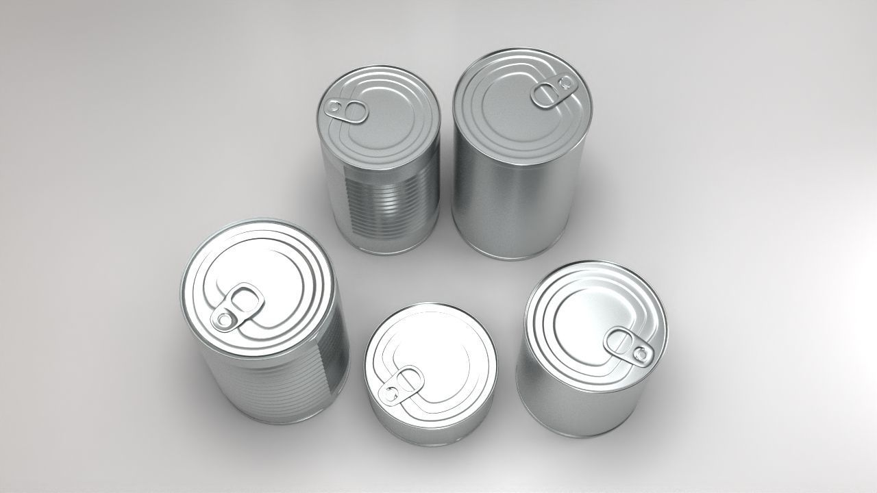 Canned Food 3D Model free 3D model | CGTrader