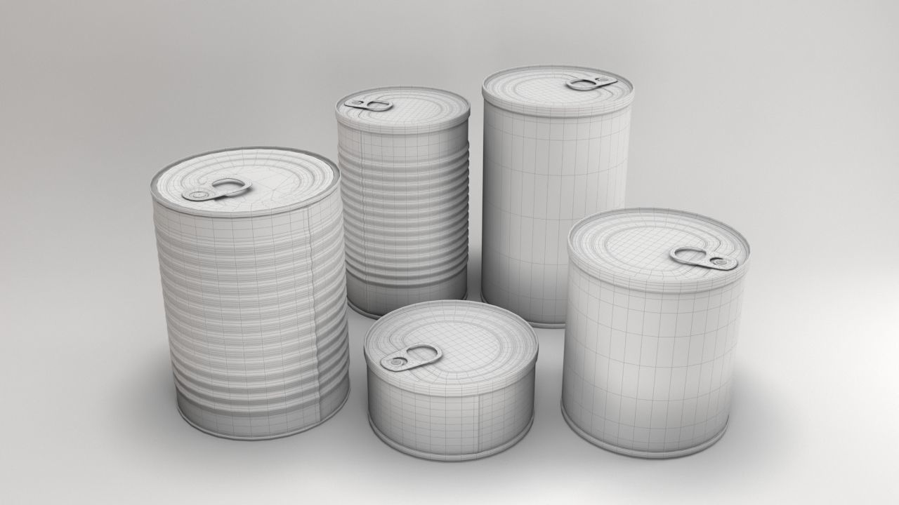 Canned Food 3D Model free 3D model | CGTrader