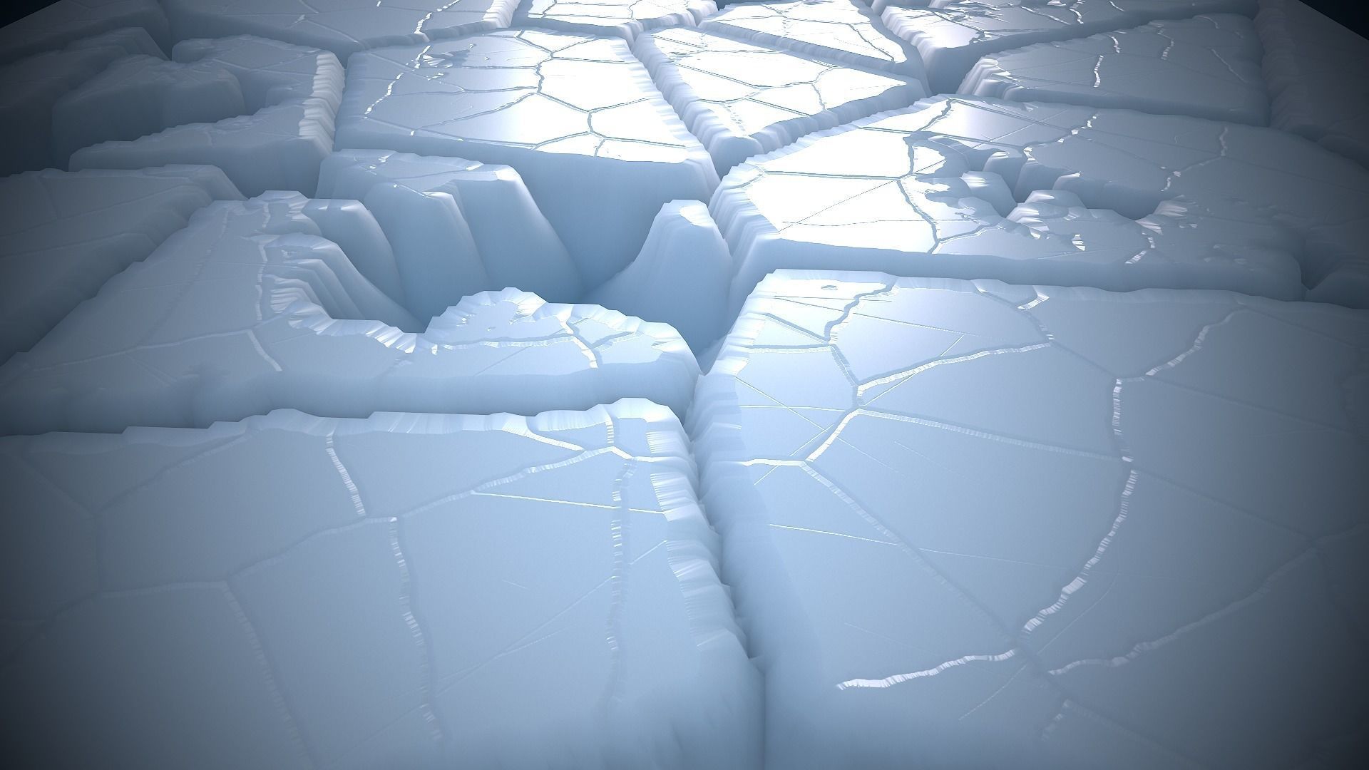 Stylized Ice PBR Material Texture | CGTrader