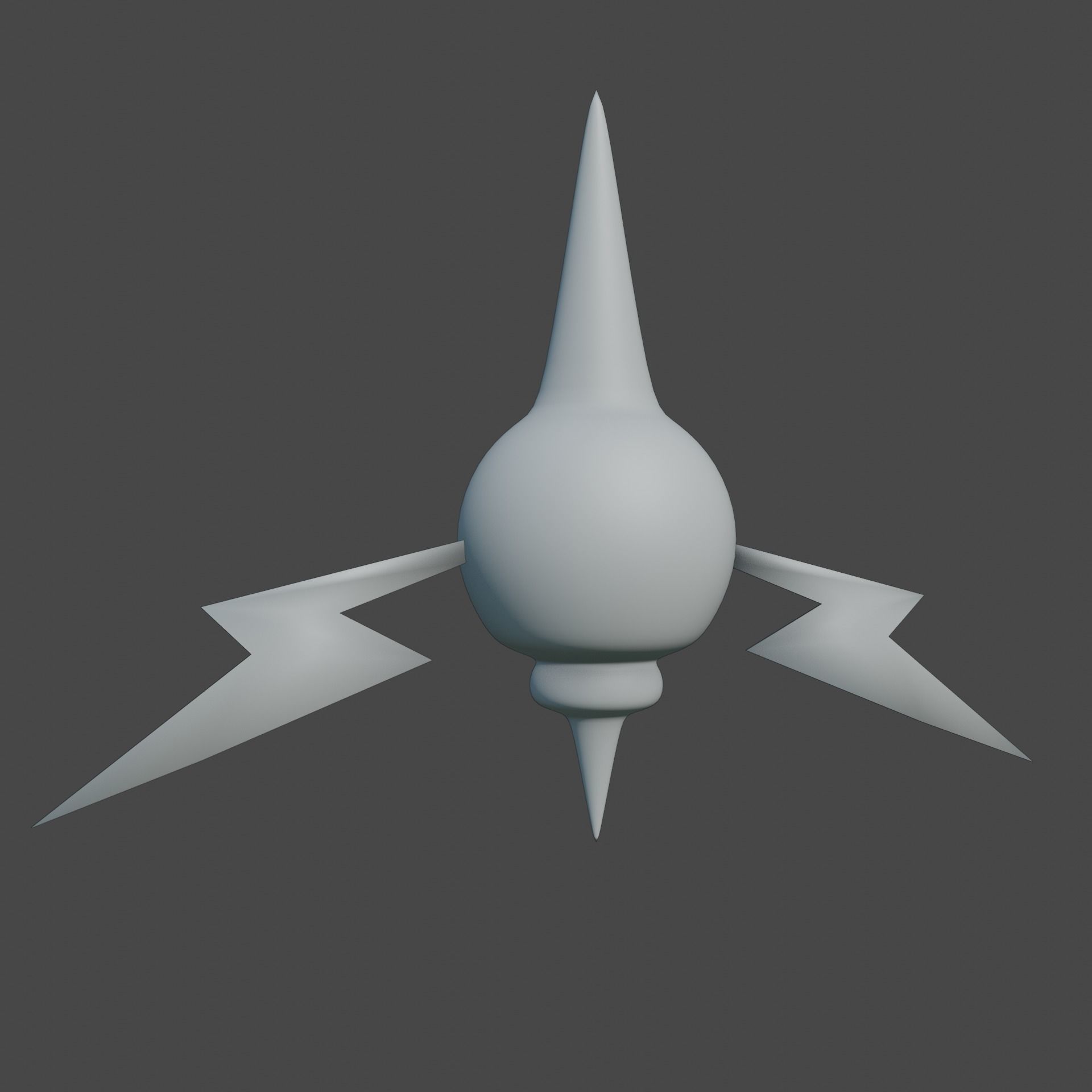 3D model Realistic Rotom animated pokemon with lightning bolt VR / AR ...