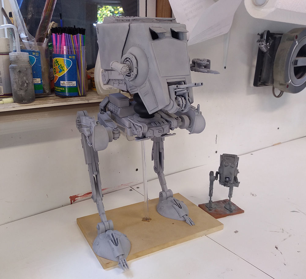 ROTJ AT-ST SCOUT WALKER STAR WARS CHICKEN WALKER STUDIO SCALE 3D model ...