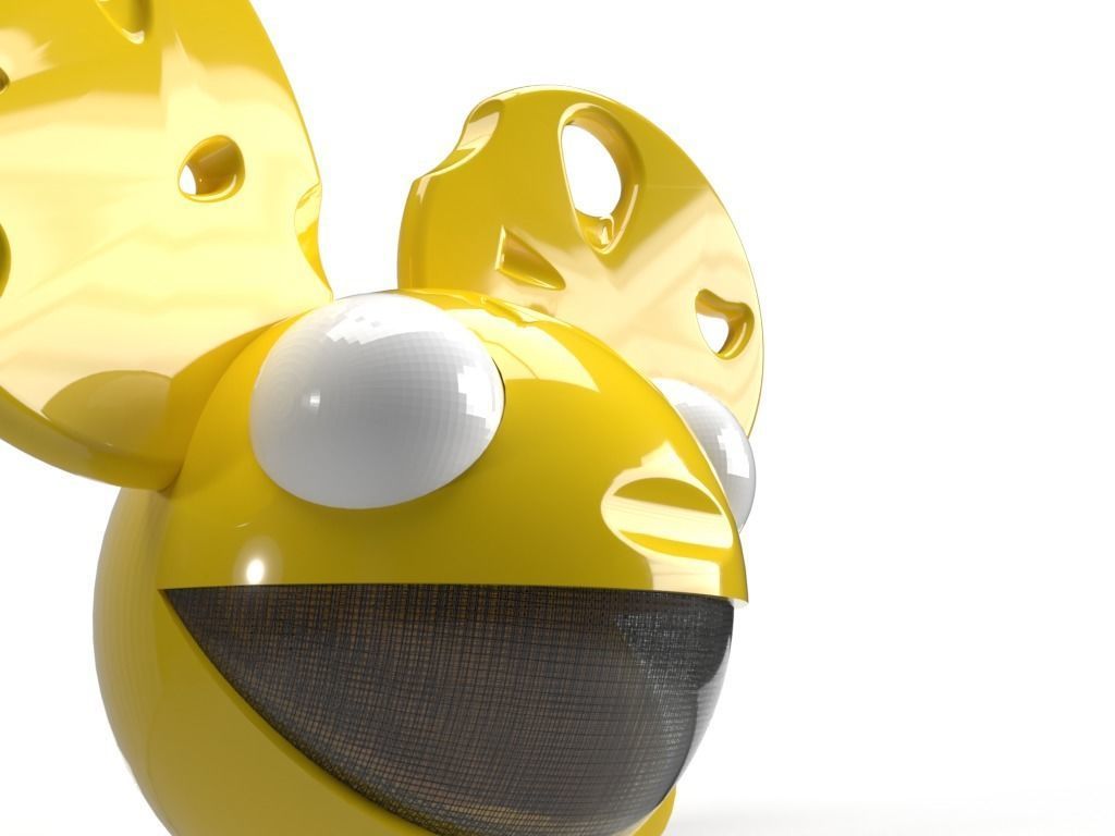 DeadMau5 Cheese Head 3D model 3D printable | CGTrader