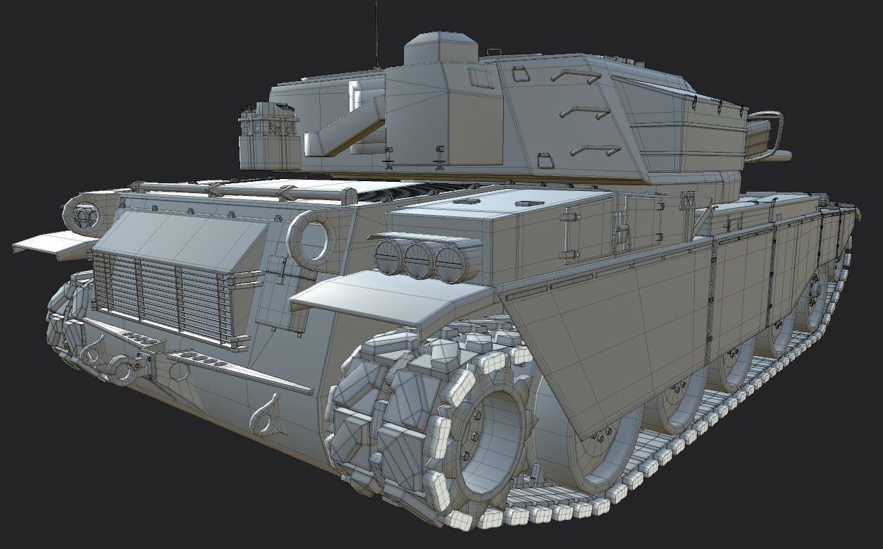 T95 FV4201 CHIEFTAIN 3D model | CGTrader