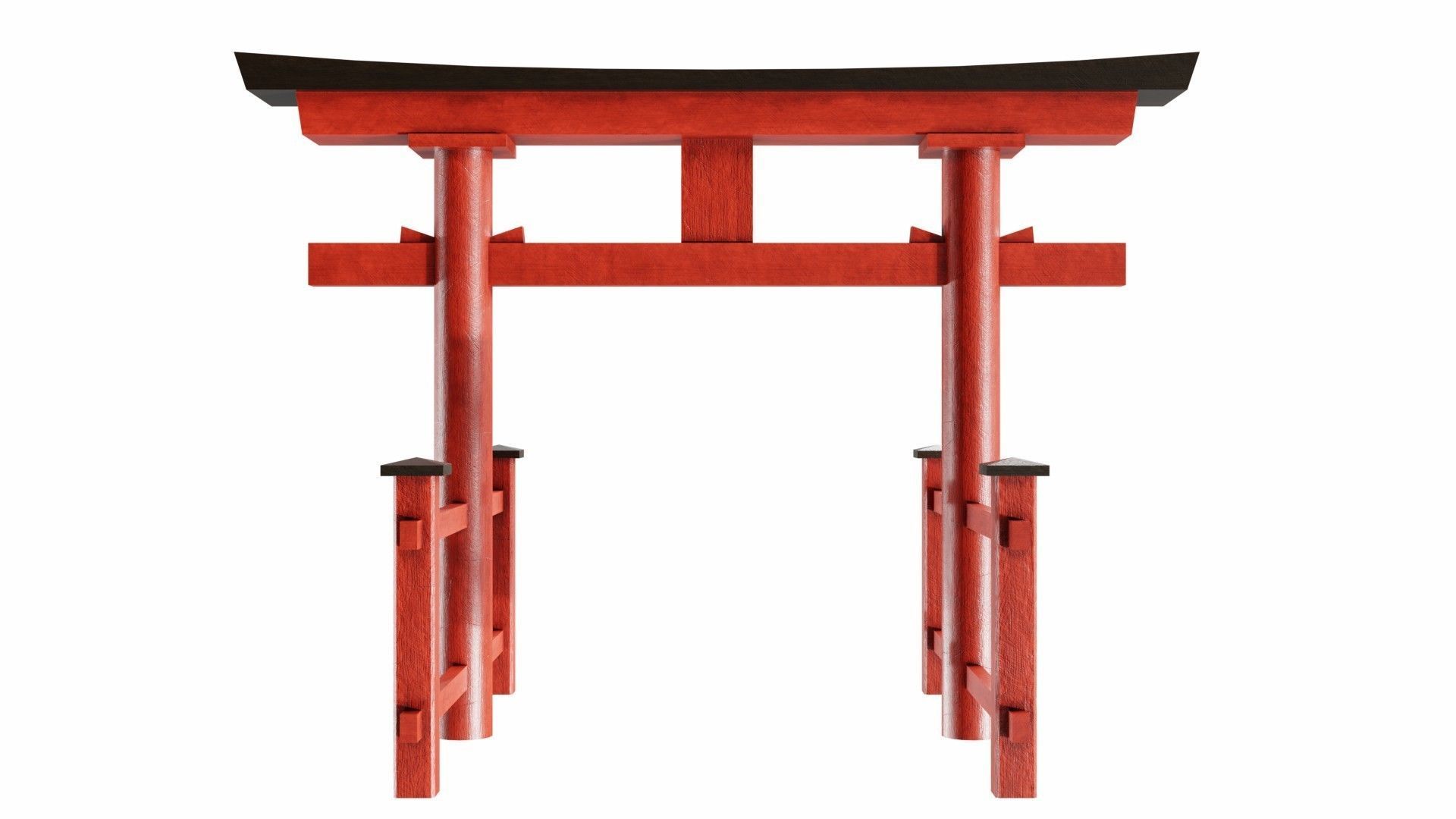 3D model Torii gate Ryobu type VR / AR / low-poly | CGTrader
