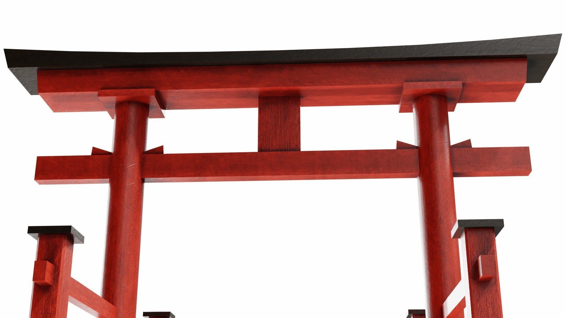 3D model Torii gate Ryobu type VR / AR / low-poly | CGTrader