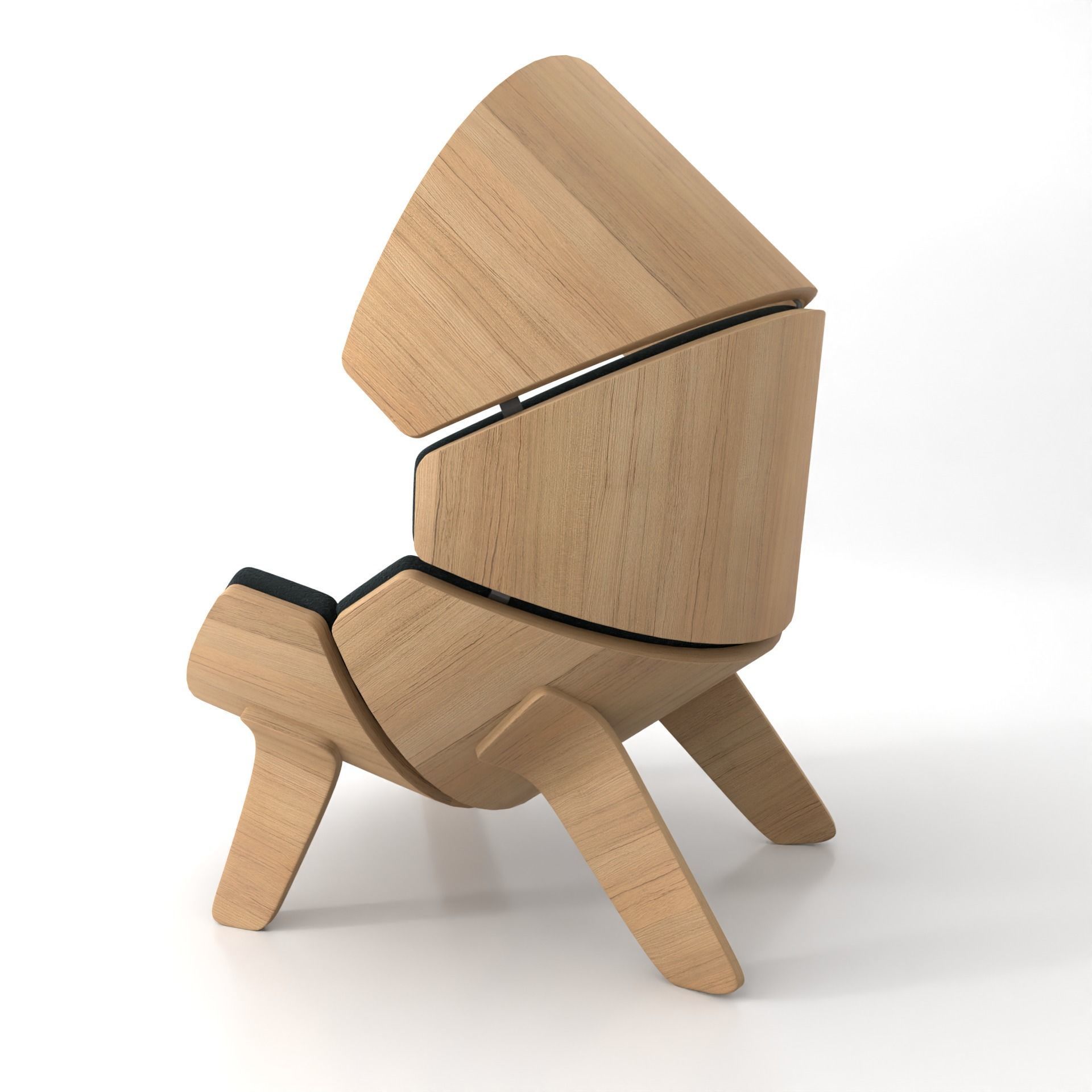 Hideaway Chair Childrens Chair 3D model | CGTrader