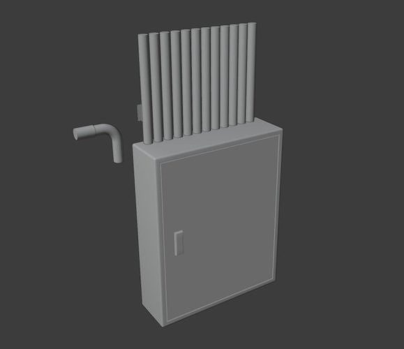 Electric box - LowPoly free VR / AR / low-poly 3D model | CGTrader
