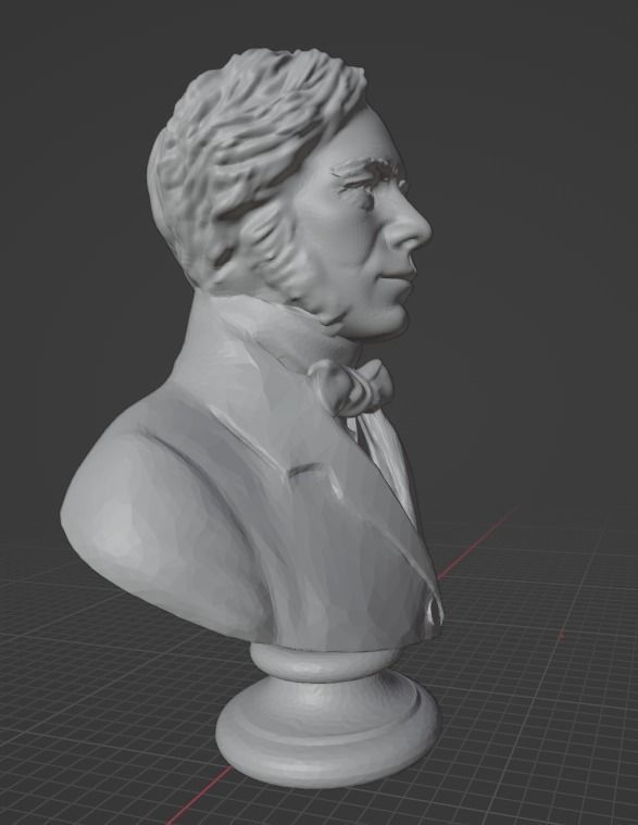Michael Faraday 3D model 3D printable | CGTrader