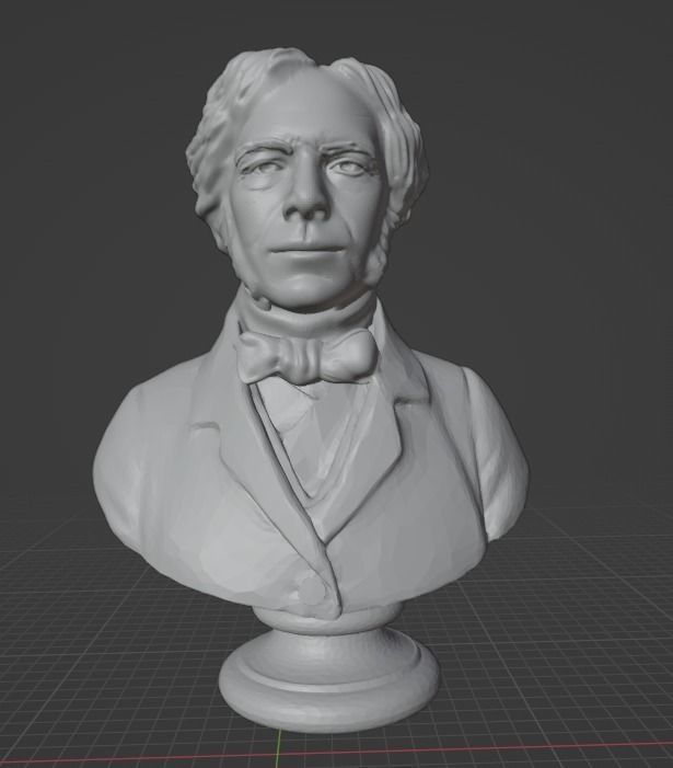 Michael Faraday 3D model 3D printable | CGTrader