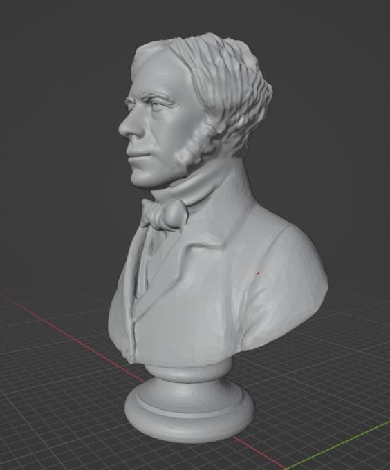 Michael Faraday 3D model 3D printable | CGTrader