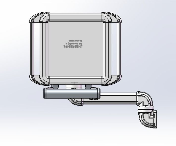support arm system box controller control box Button box 3D model ...