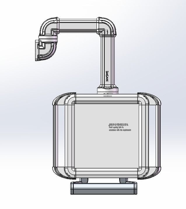 support arm system box controller control box Button box 3D model ...