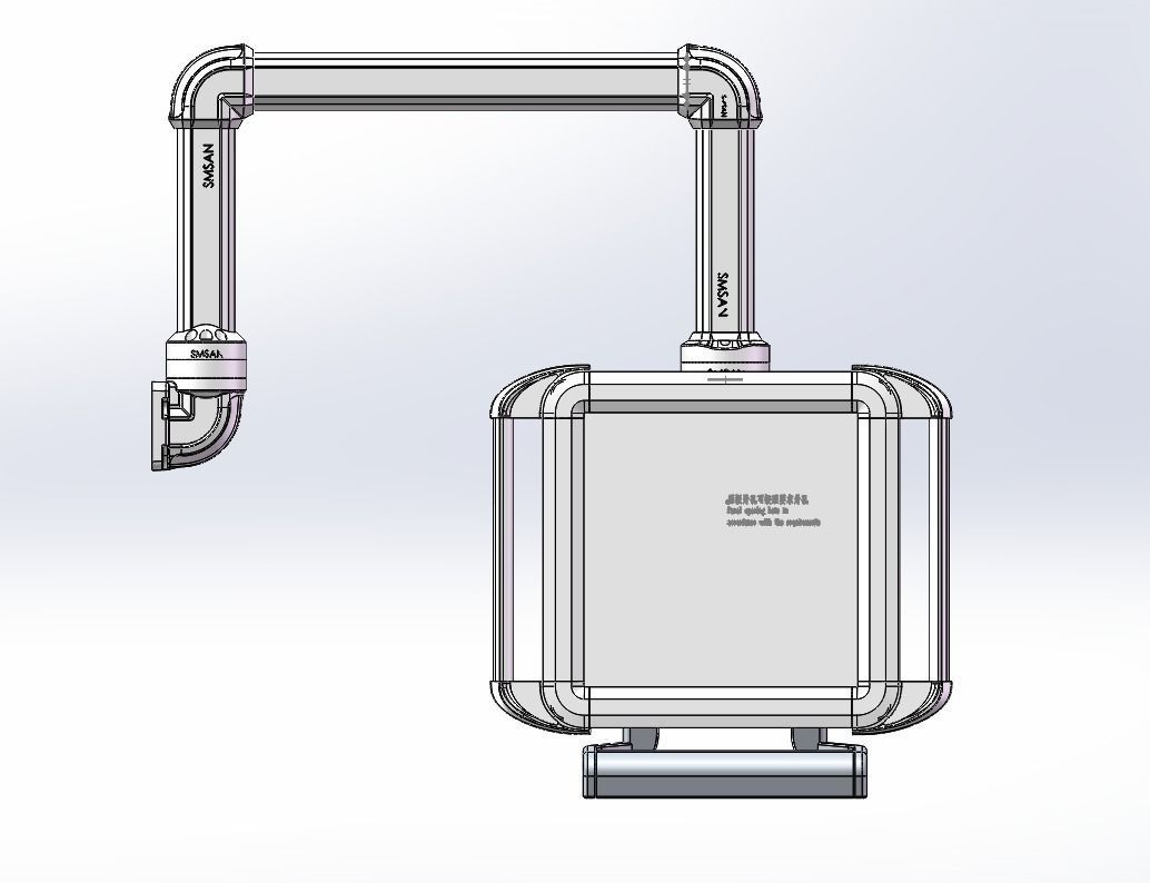 support arm system box controller control box Button box 3D model ...