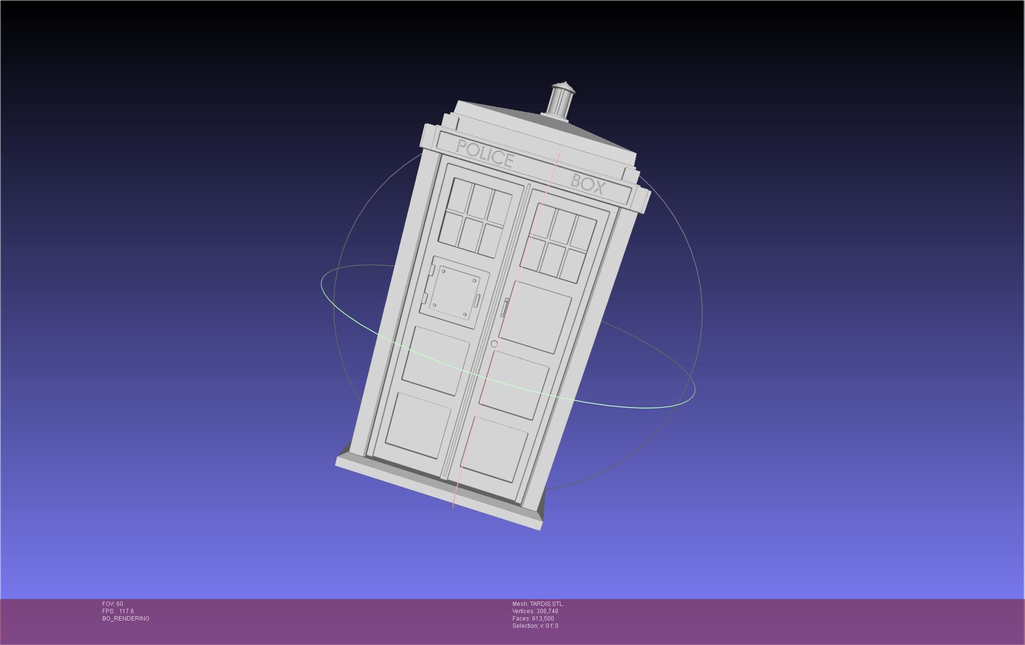 Doctor Who TARDIS Printable Model 3D model 3D printable | CGTrader