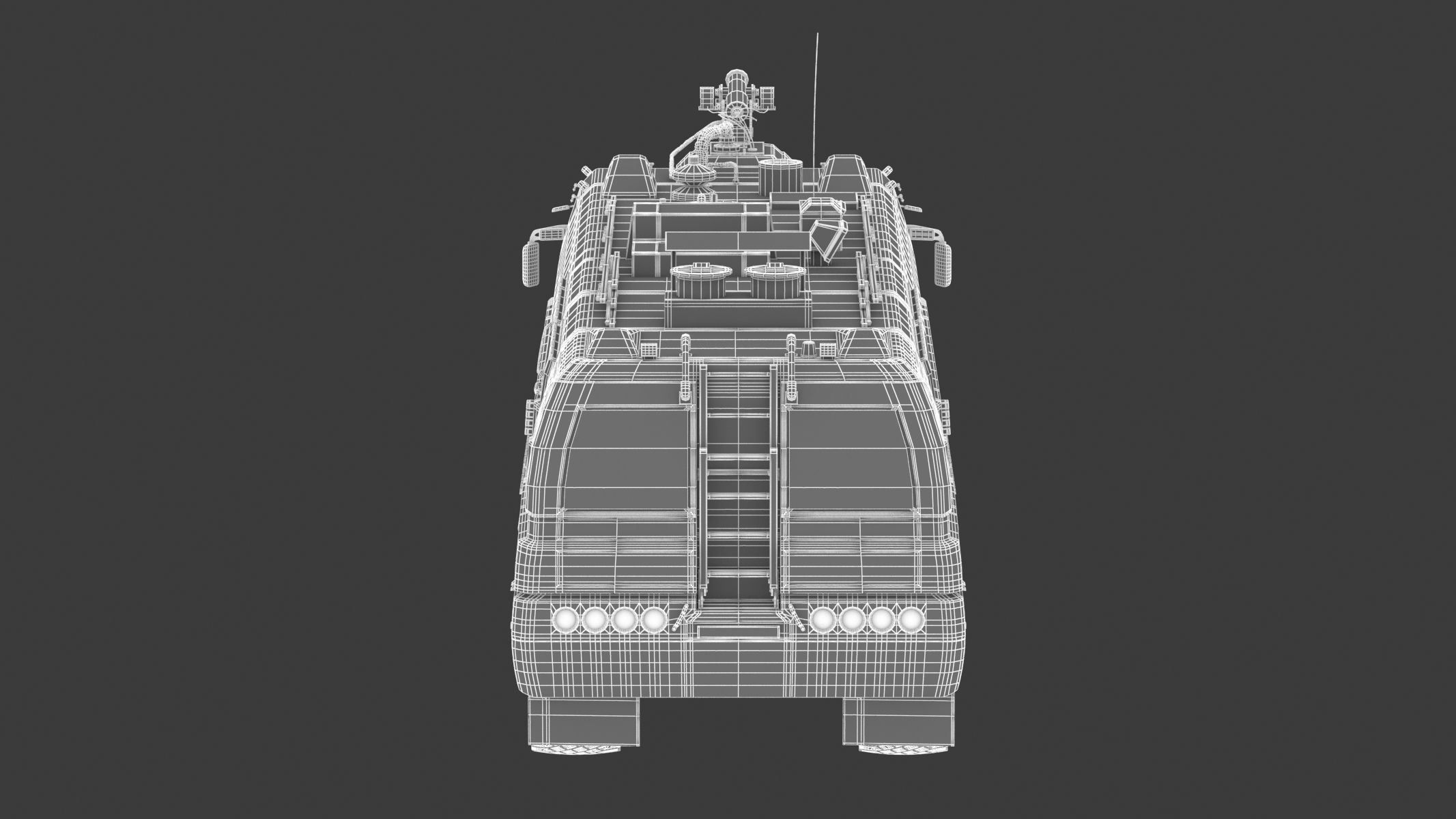 Demonstratie van E-One Titan Crash Tender 3D model | CGTrader