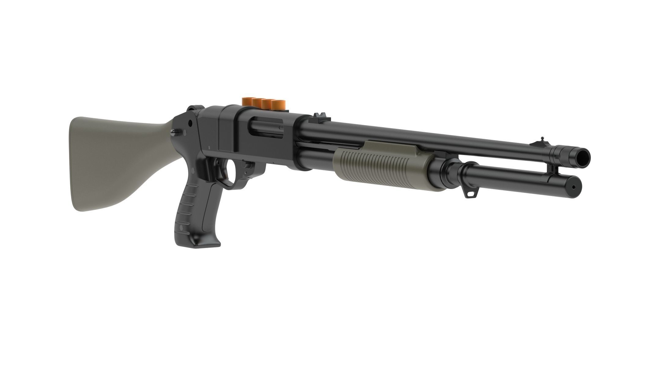 Franchi SAS-12 3D model | CGTrader