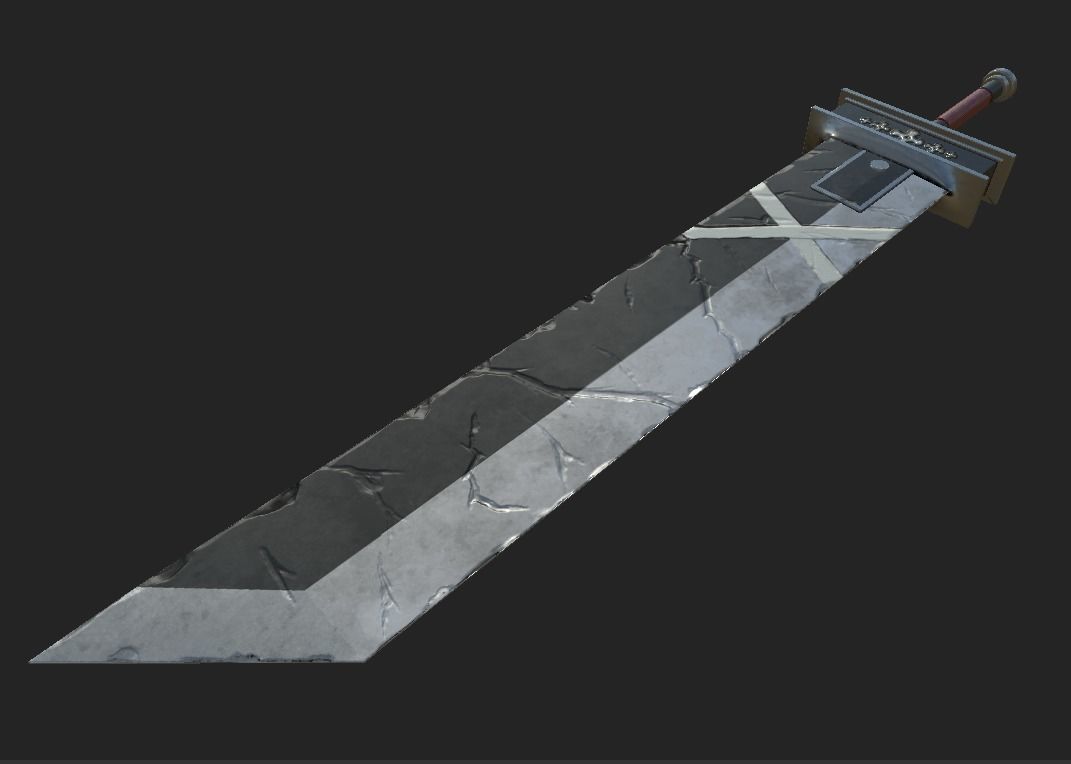 3D model Giant Sword VR / AR / low-poly | CGTrader