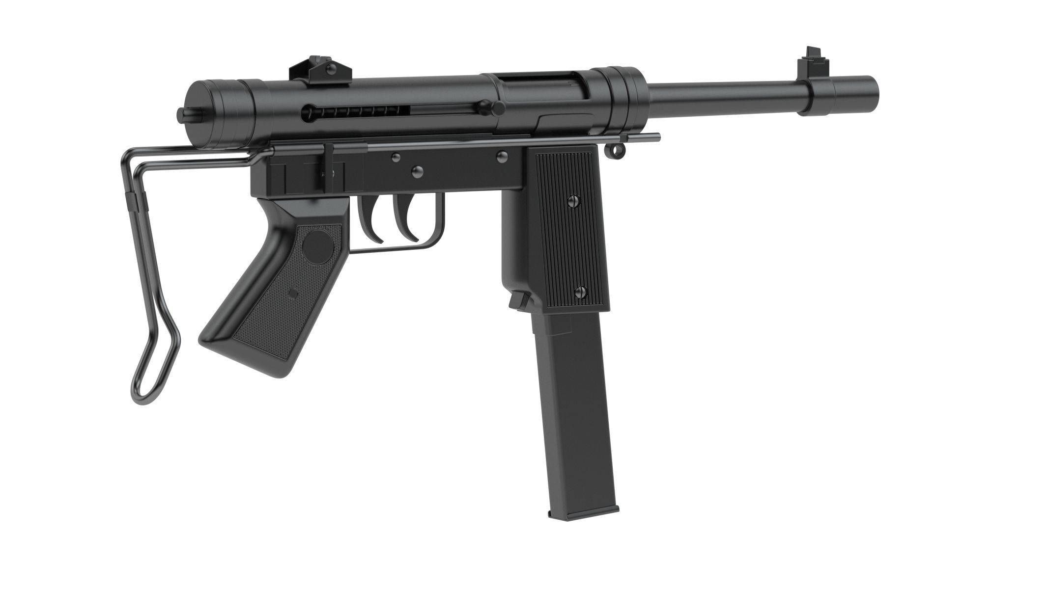 Halcon ML-63 Submachine Gun 3D model | CGTrader