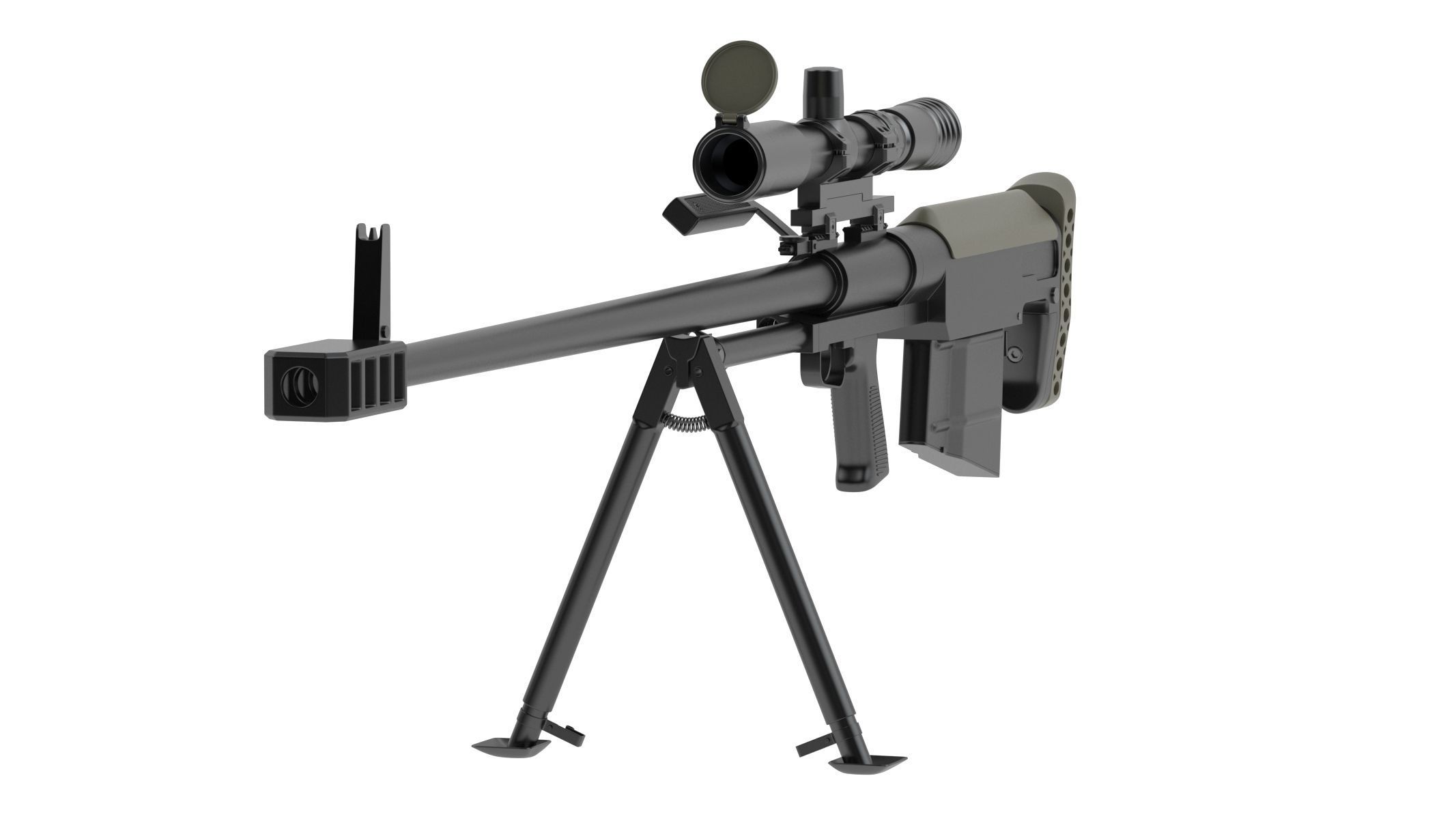 KSVK 12 Sniper Rifle 3D model | CGTrader