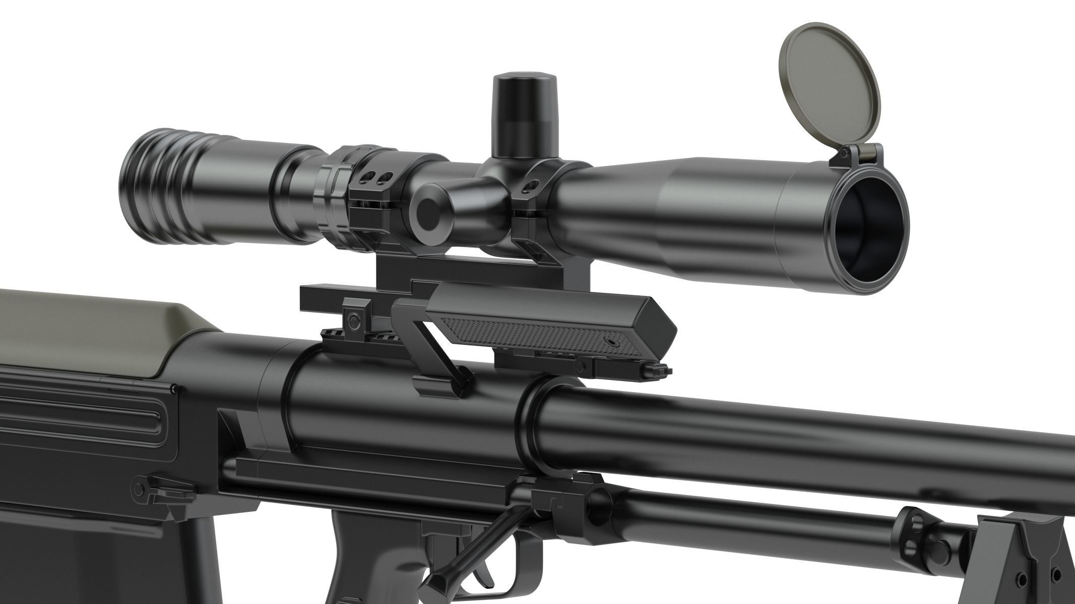 KSVK 12 Sniper Rifle 3D model | CGTrader