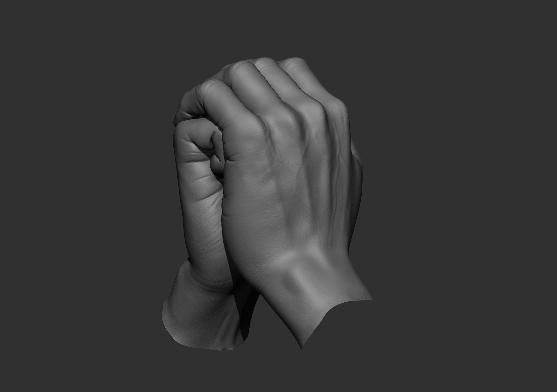 12 Male hand poses 3D model | CGTrader