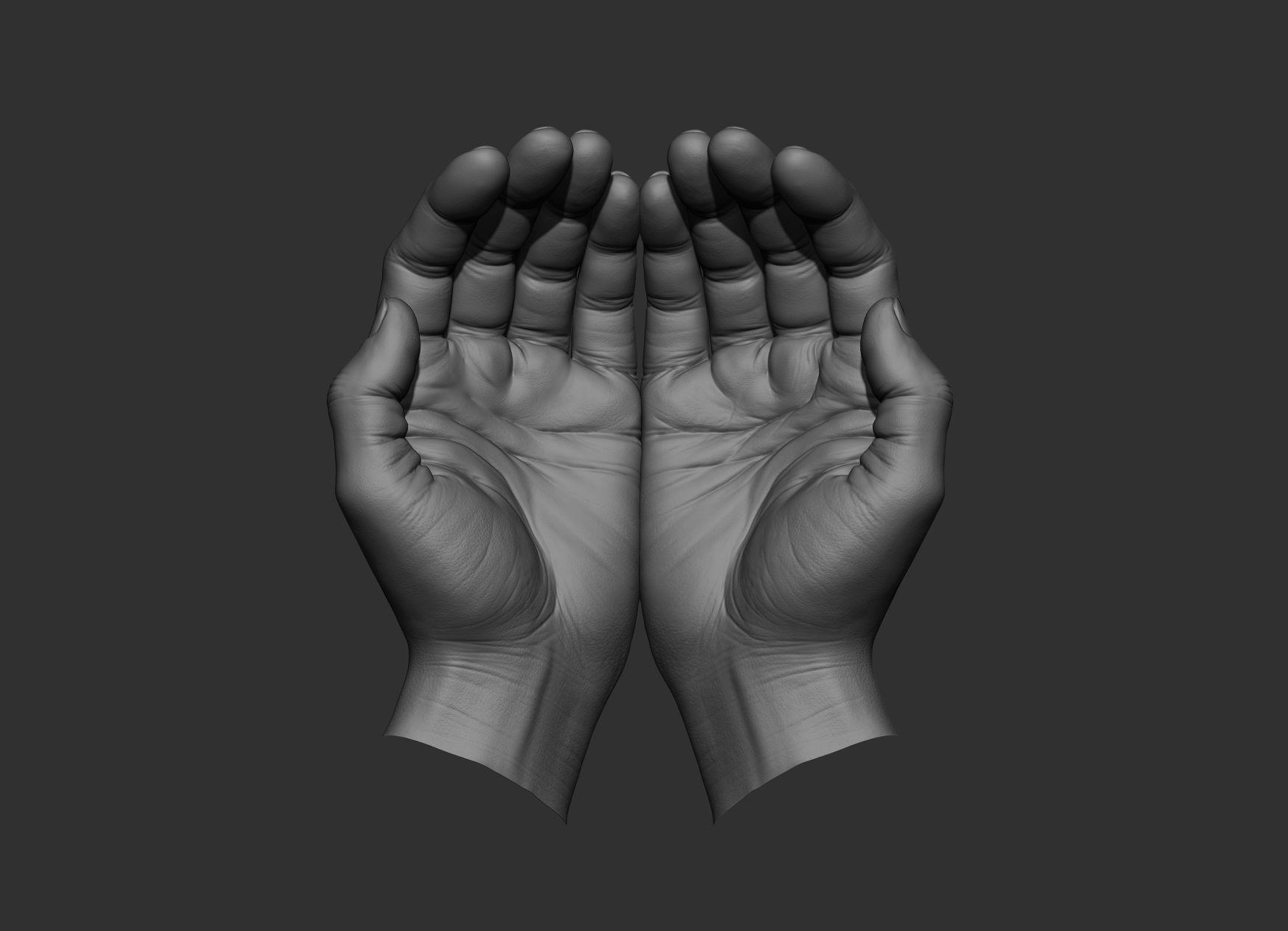 12 Male hand poses 3D model | CGTrader