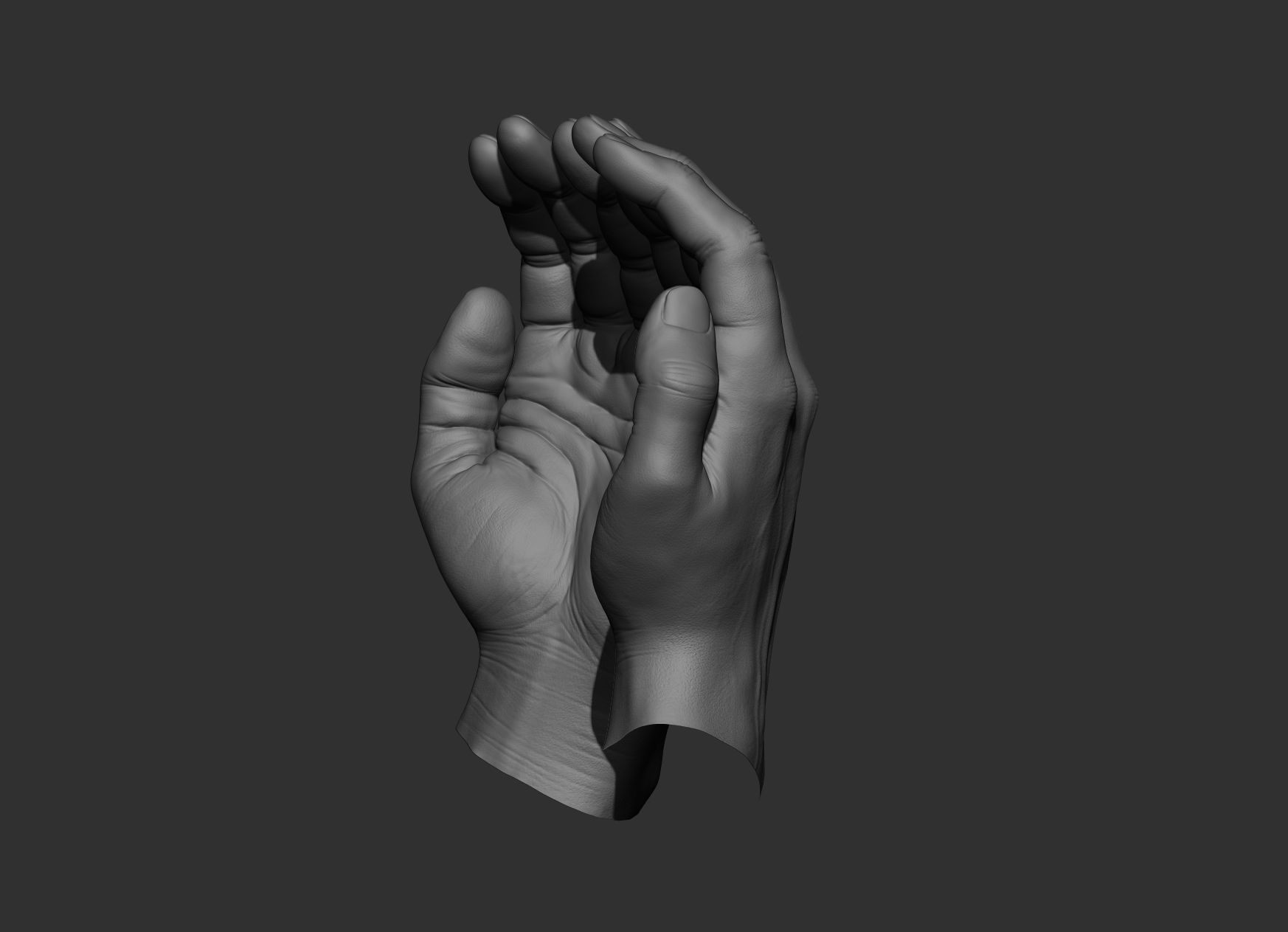 12 Male hand poses 3D model | CGTrader
