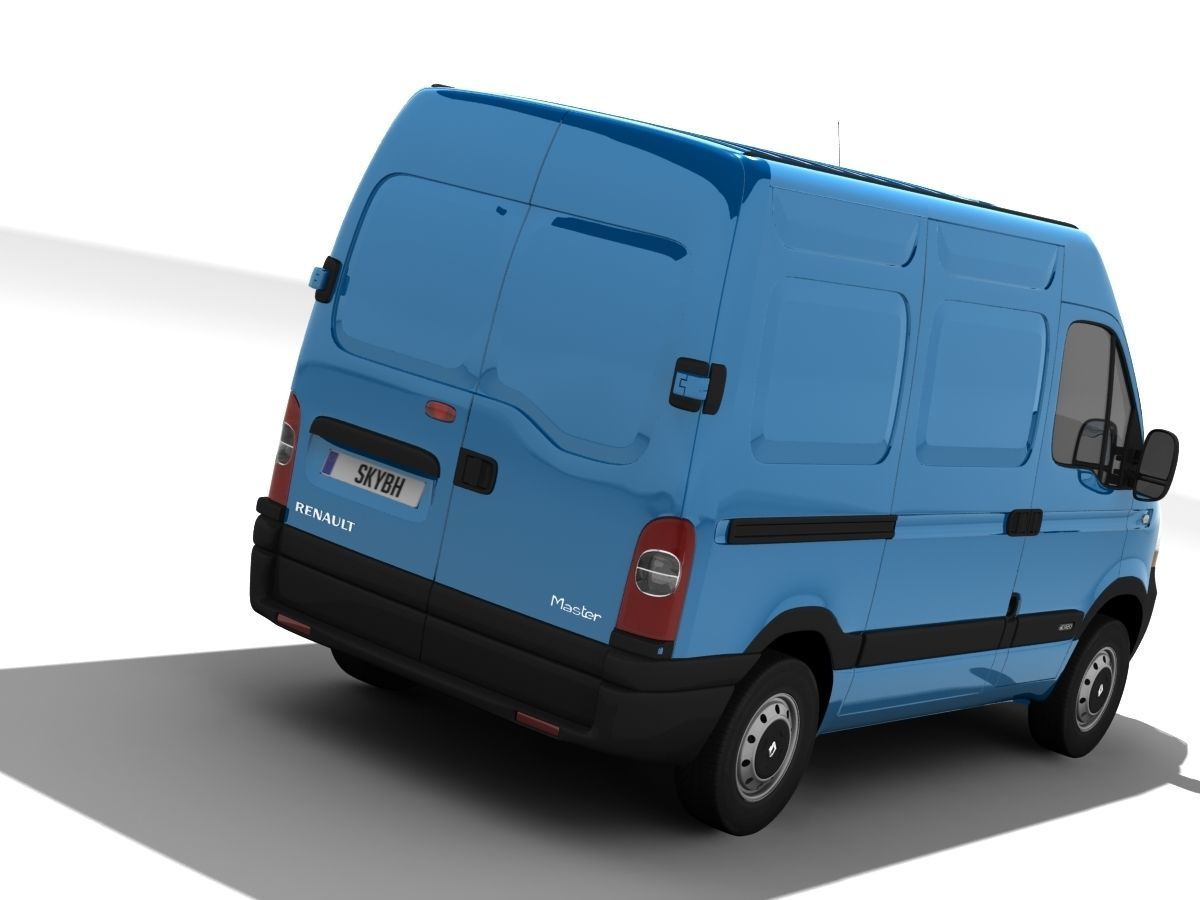 3D model Renault Master II L1H2 VR / AR / low-poly | CGTrader
