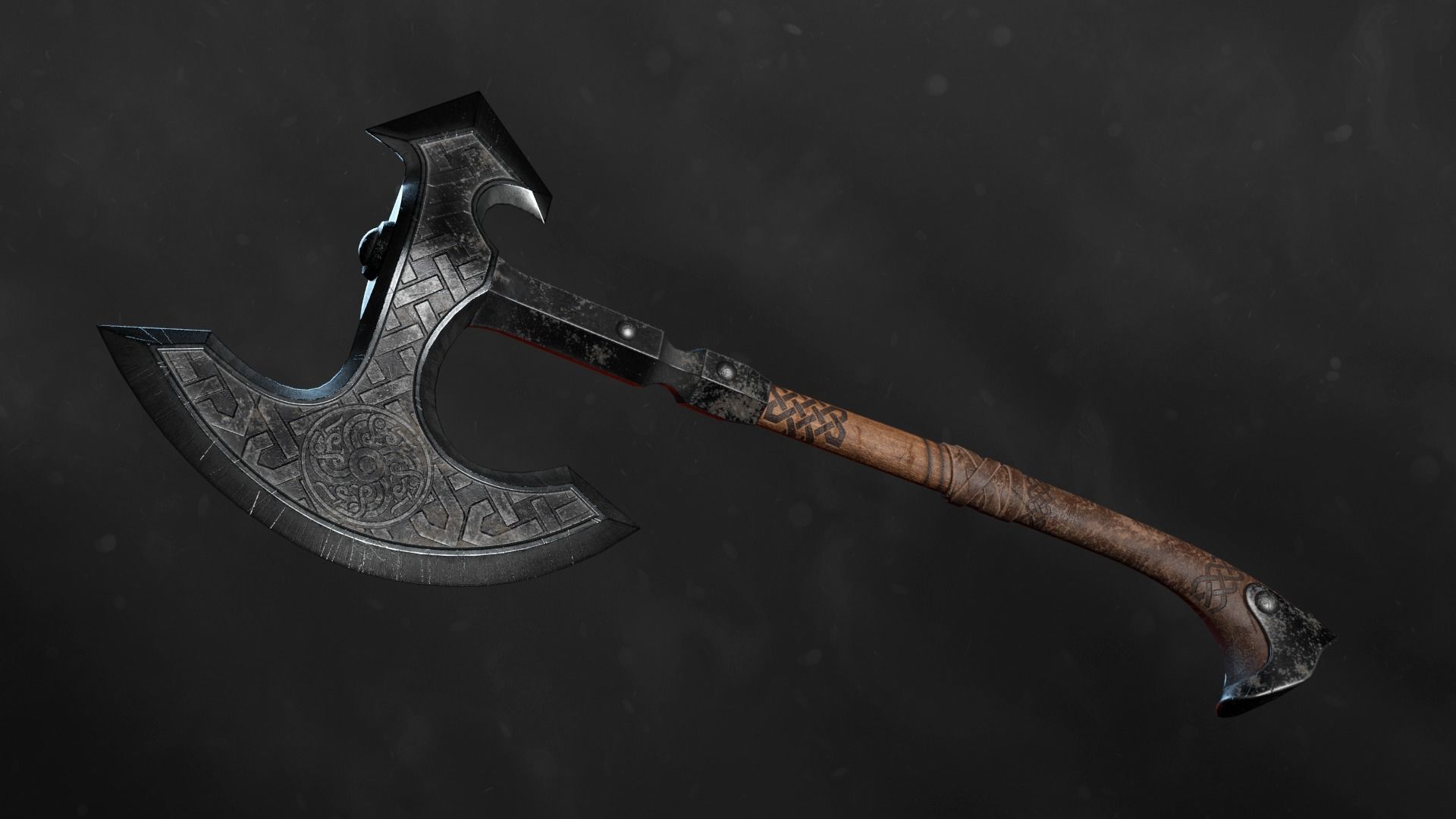 3D model One handed Axe VR / AR / low-poly | CGTrader